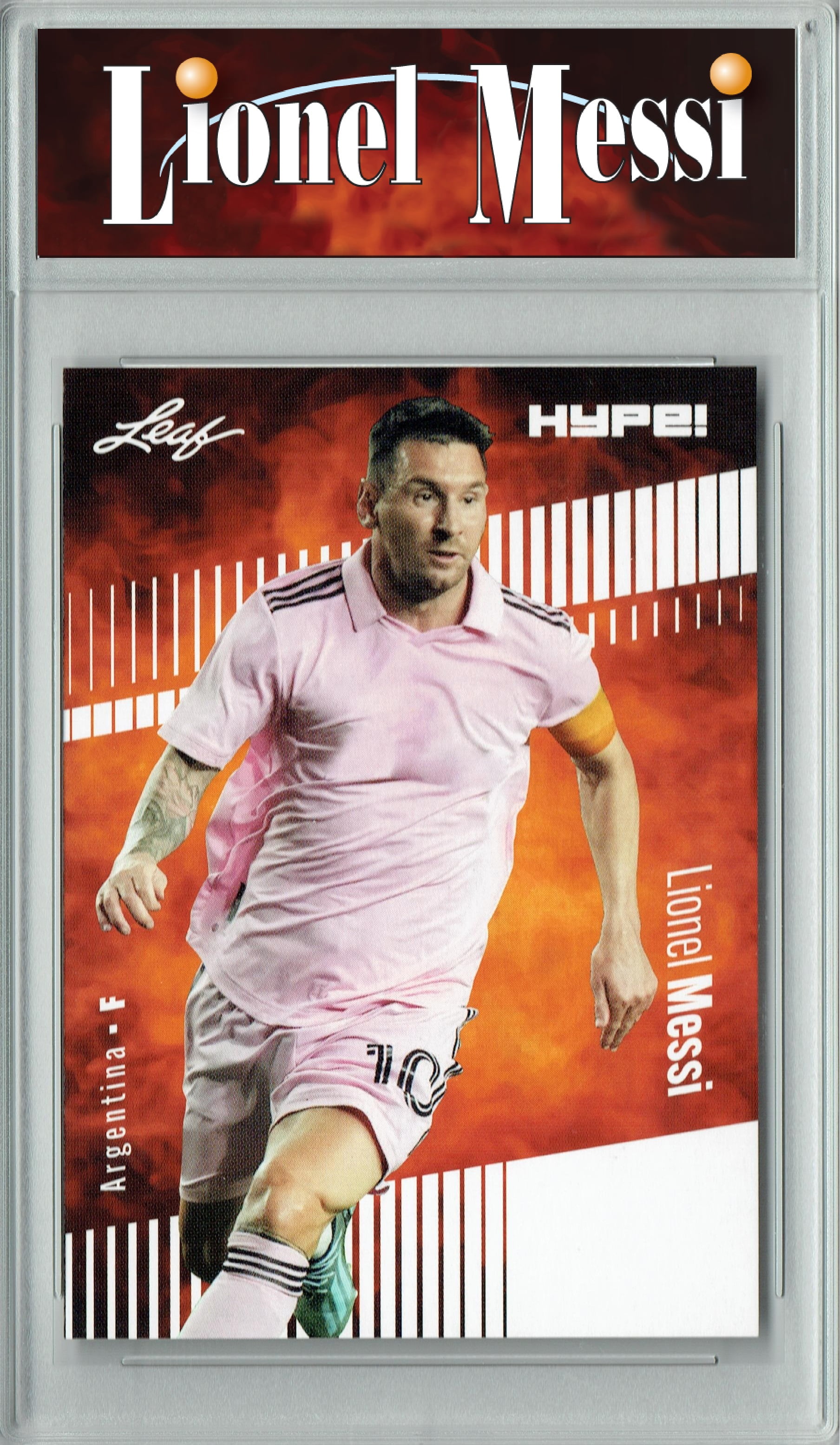 Certified Mint+ Lionel Messi 2023 Leaf HYPE! #130a Only 5000 Made! Rare ...