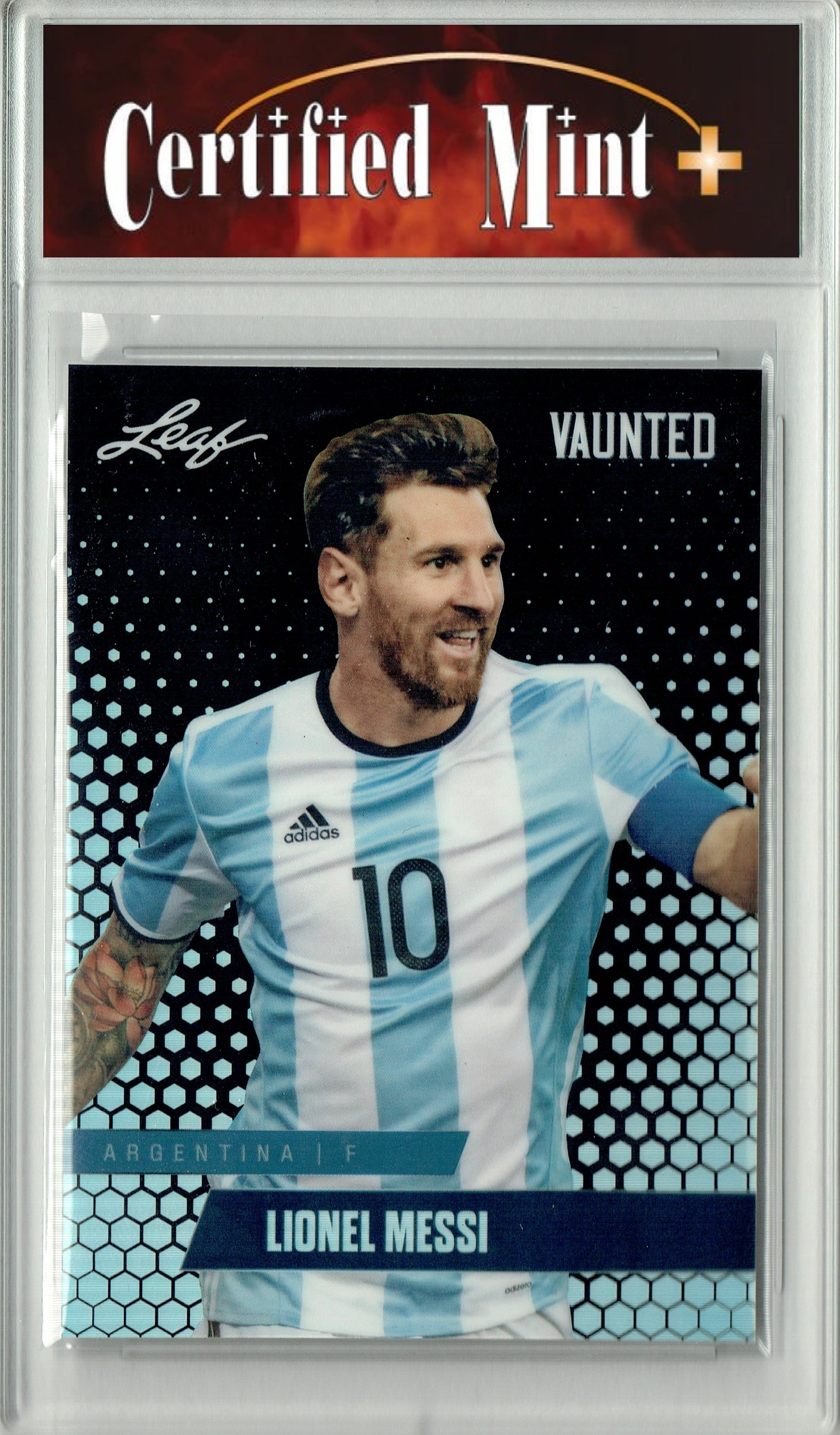 Certified Mint+ Lionel Messi 2024 Leaf Vaunted Metal #VM-11 Black 7 ...