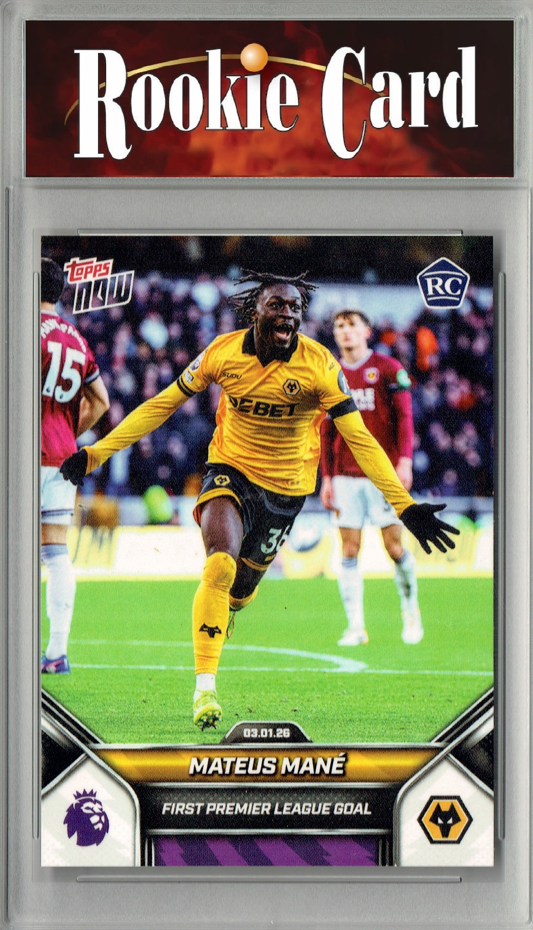 Certified Mint+ Mateus Mane 2026 Rookie Card #102 1st League Goal ...