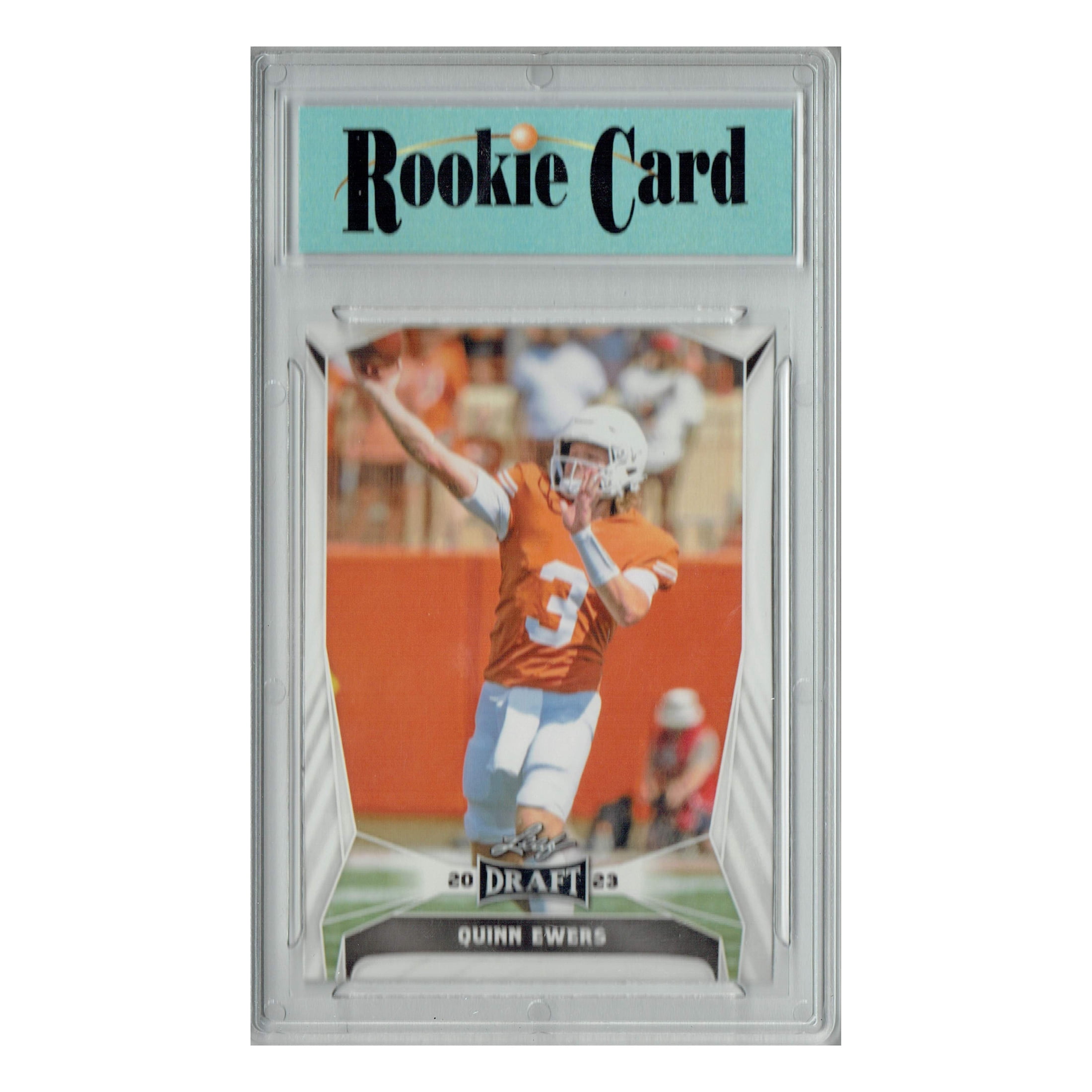Certified Mint+ Quinn Ewers 2023 Leaf Football #28 Texas Rookie Card ...