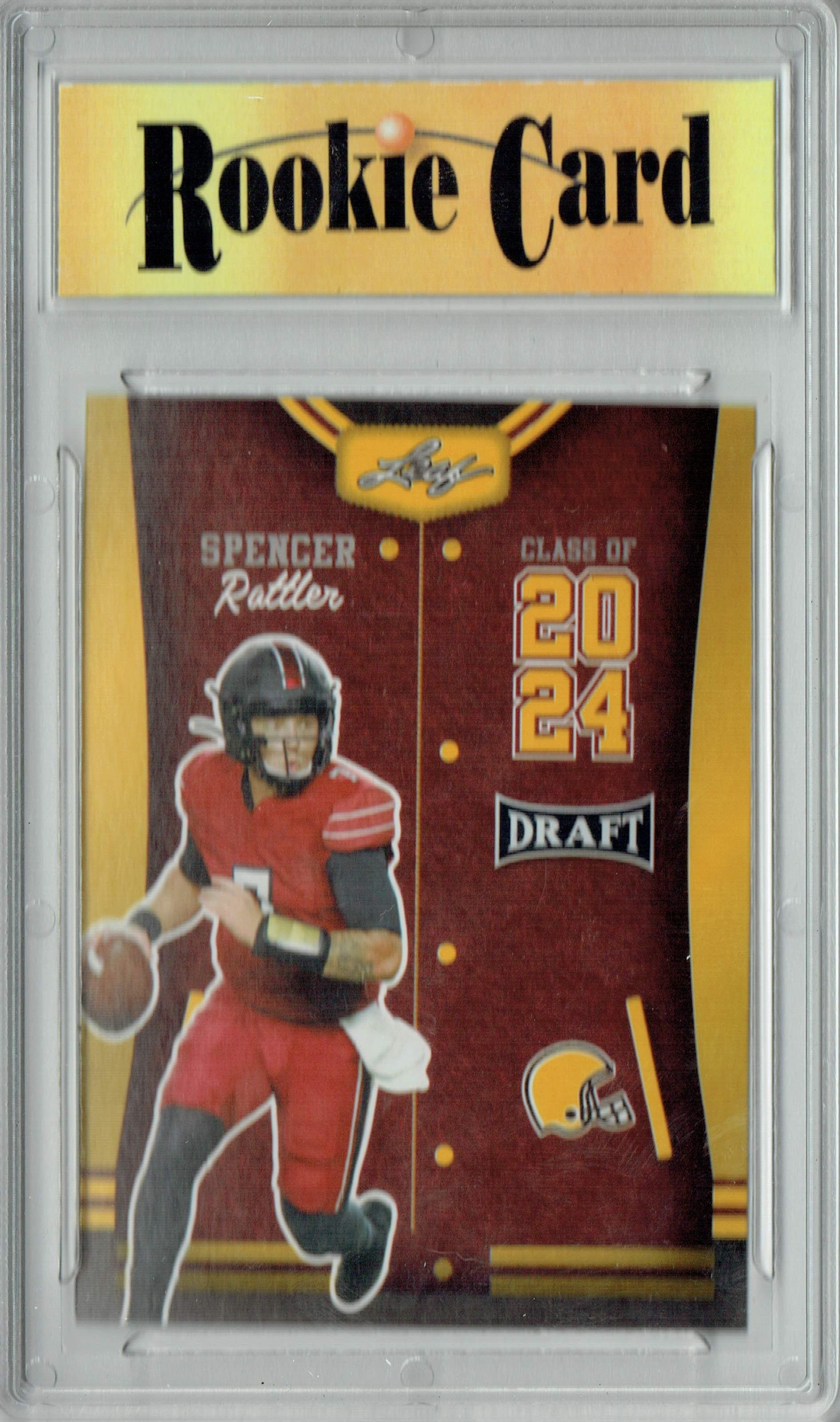 Spencer Rattler 2023 Leaf Football Rookie Card for Display - Walmart ...