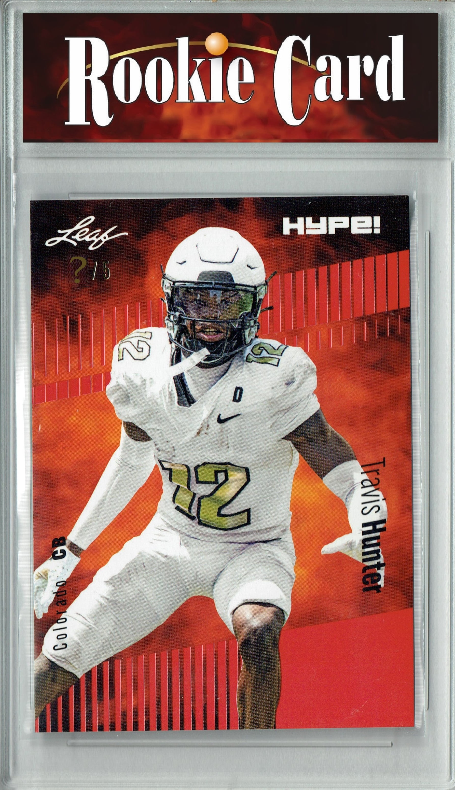 Certified Mint+ Travis Hunter 2023 Leaf HYPE! #137 Red SP, Just 5 Made ...