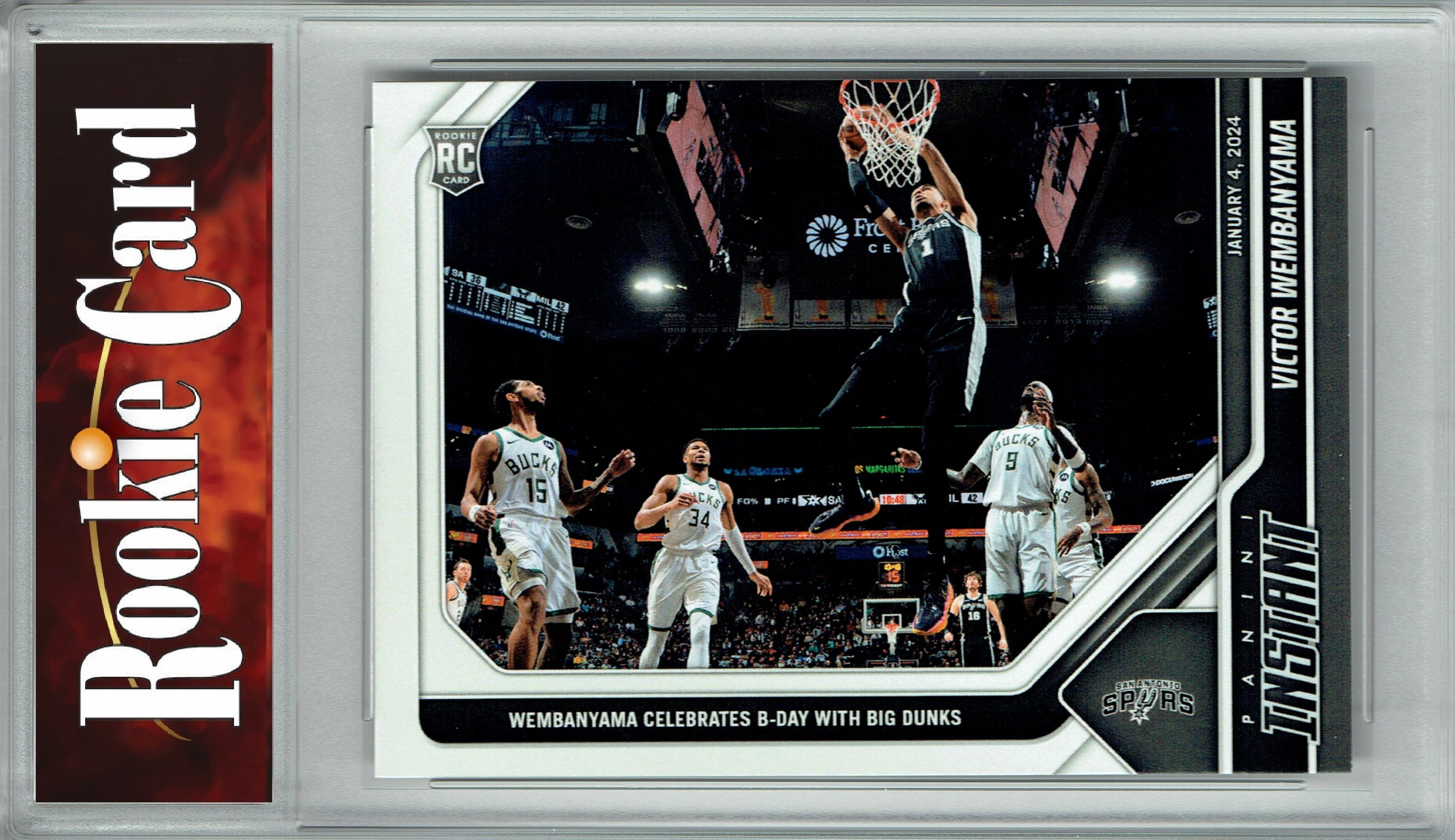 Certified Mint+ Victor Wembanyama 2023 Panini Instant #226 Celebrates B ...