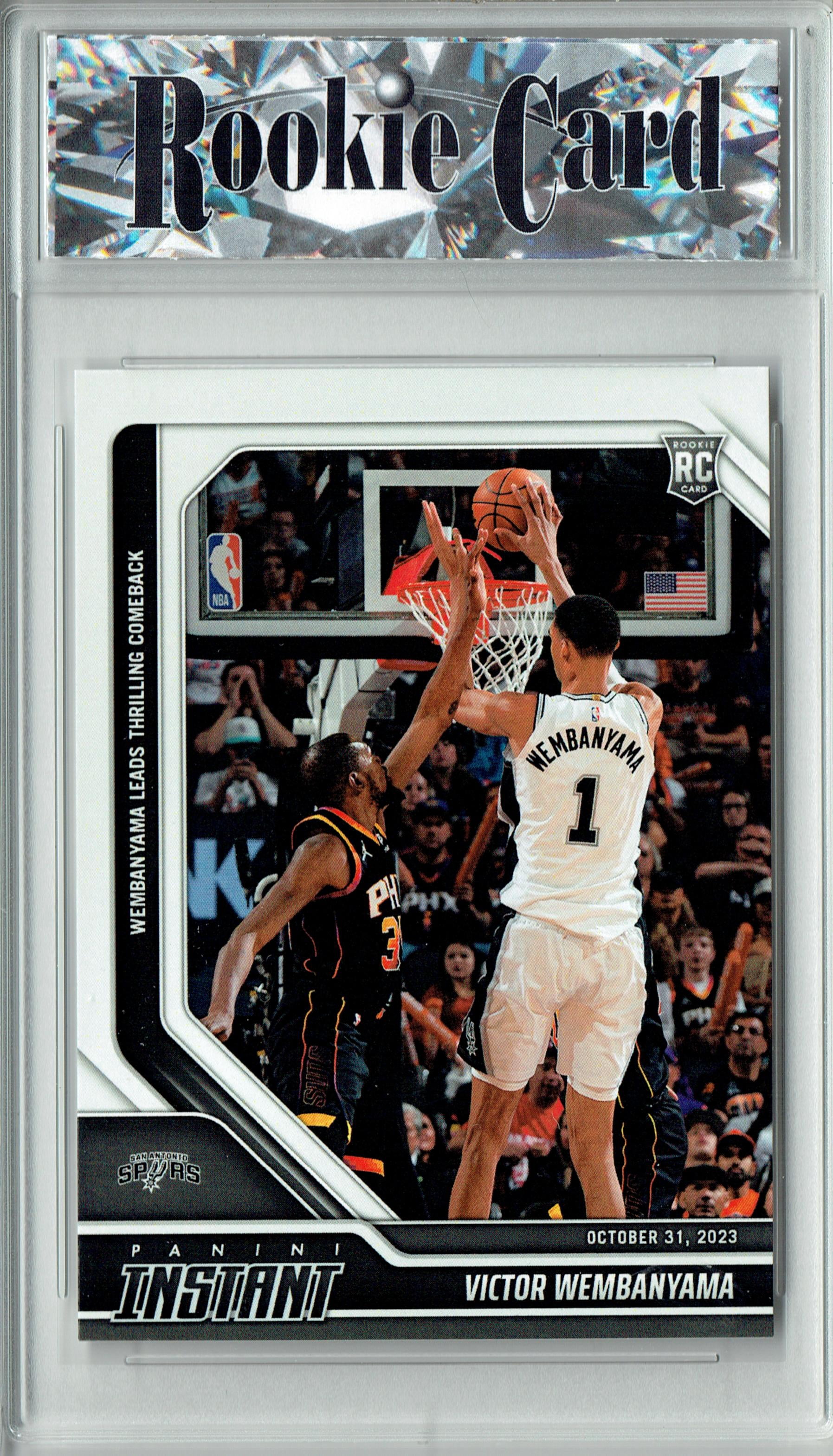 Certified Mint+ Victor Wembanyama 2023 Panini Instant #26 Wemby Leads ...