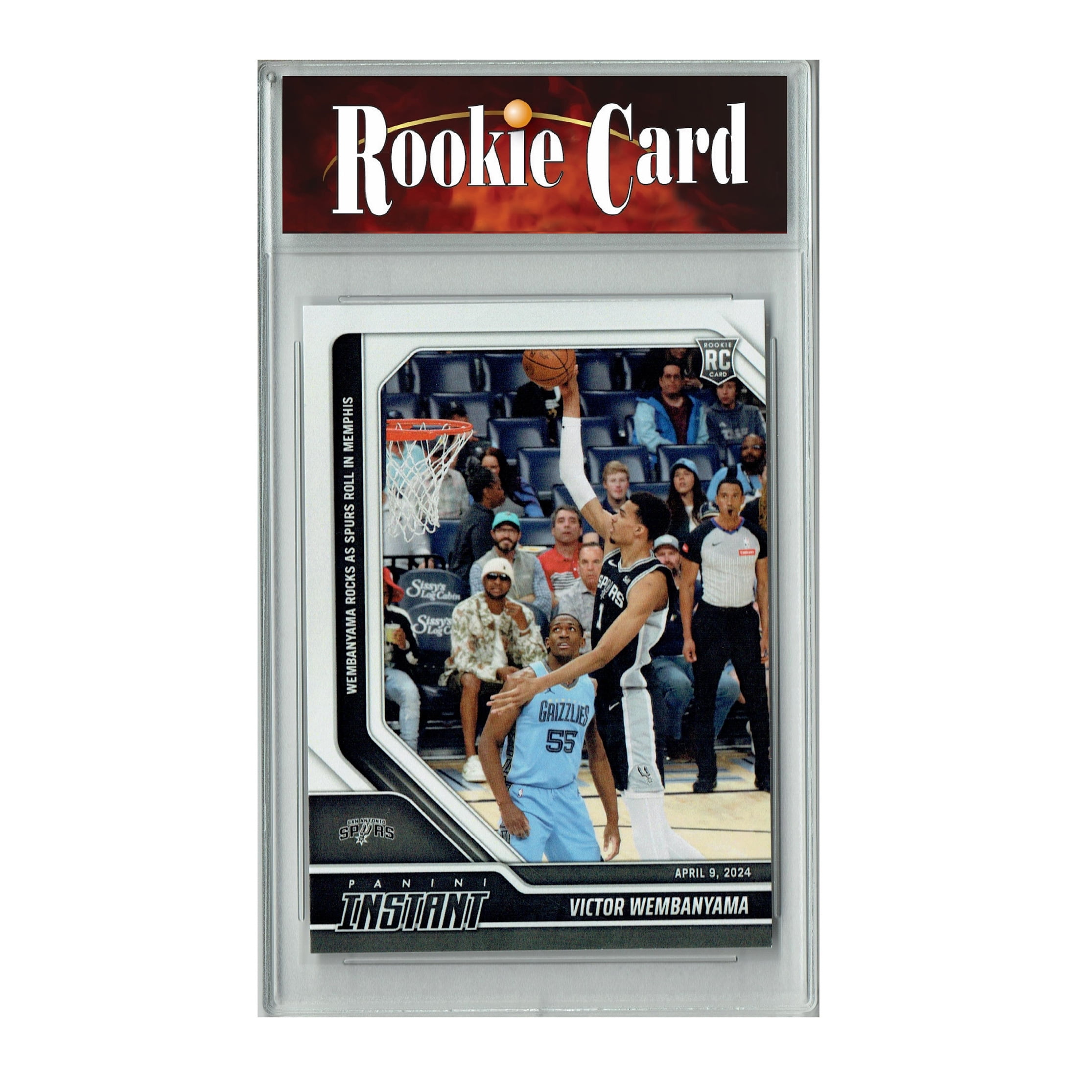 Certified Mint+ Victor Wembanyama 2023 Panini Instant #488 Wemby Rocks ...