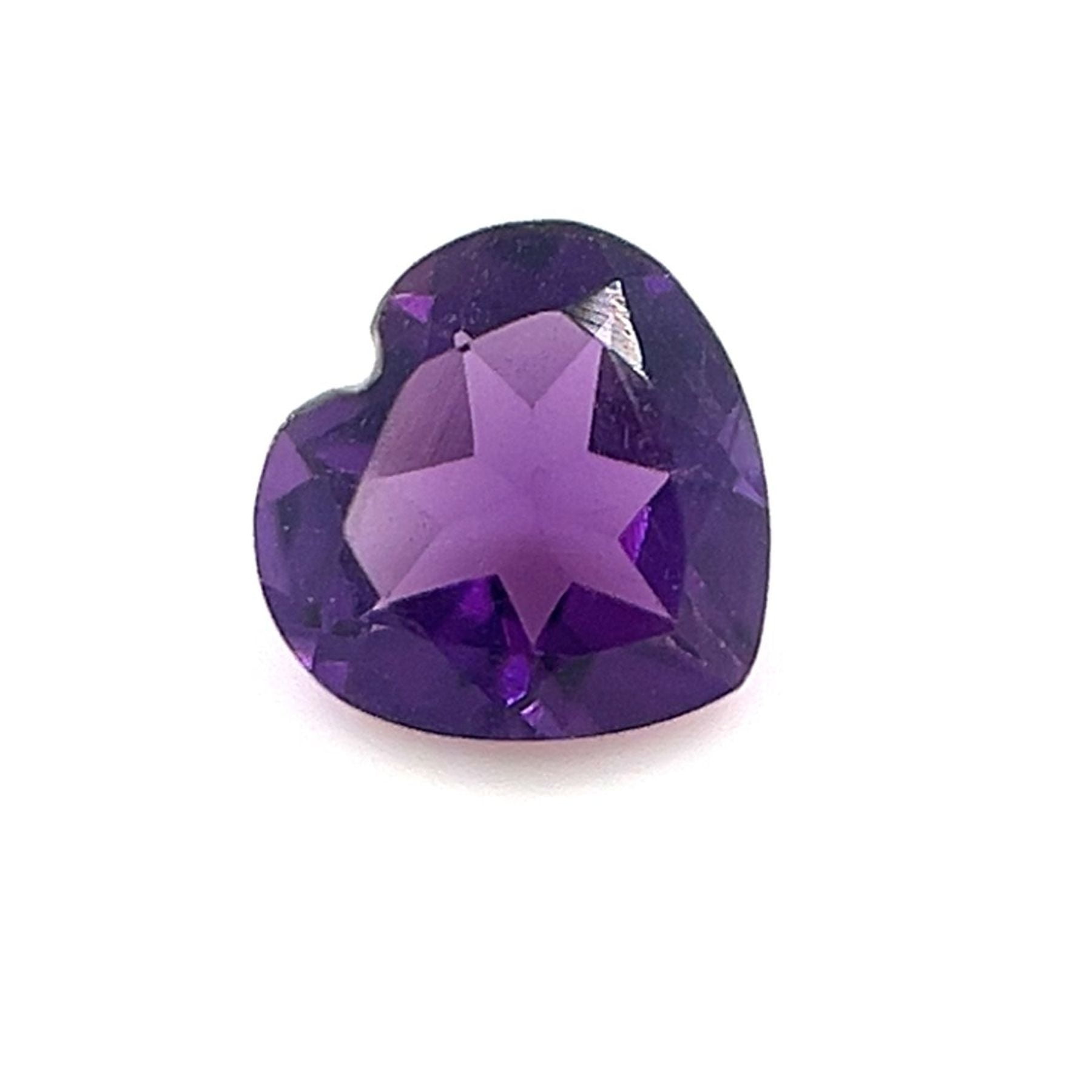 Certified Natural 0.5 Carat Amethyst Heart Shape Brilliant Cut 6x6 mm ...