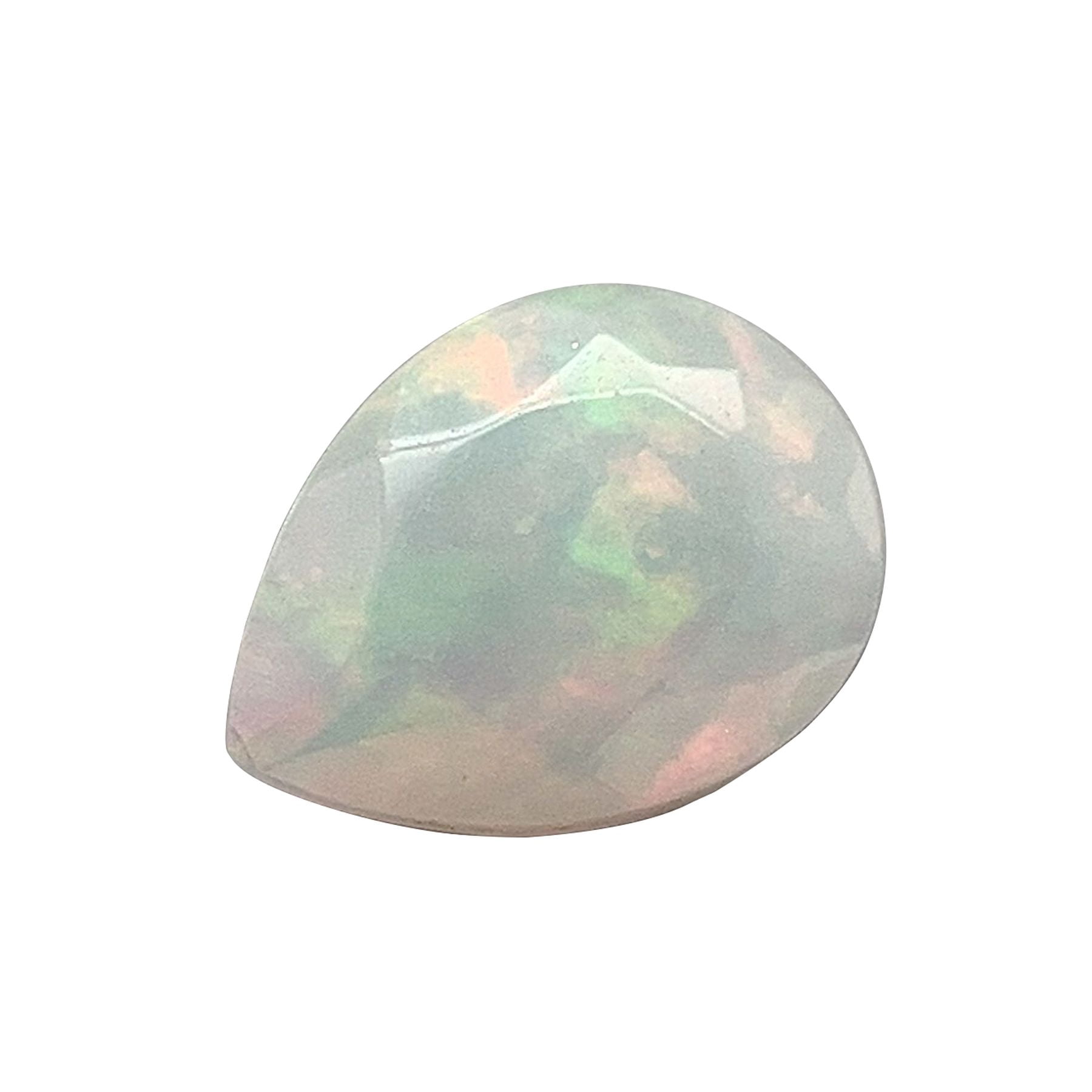 Certified Natural 0.5 Carat Crystal Opal Pear Shape Faceted 8x6 mm ...