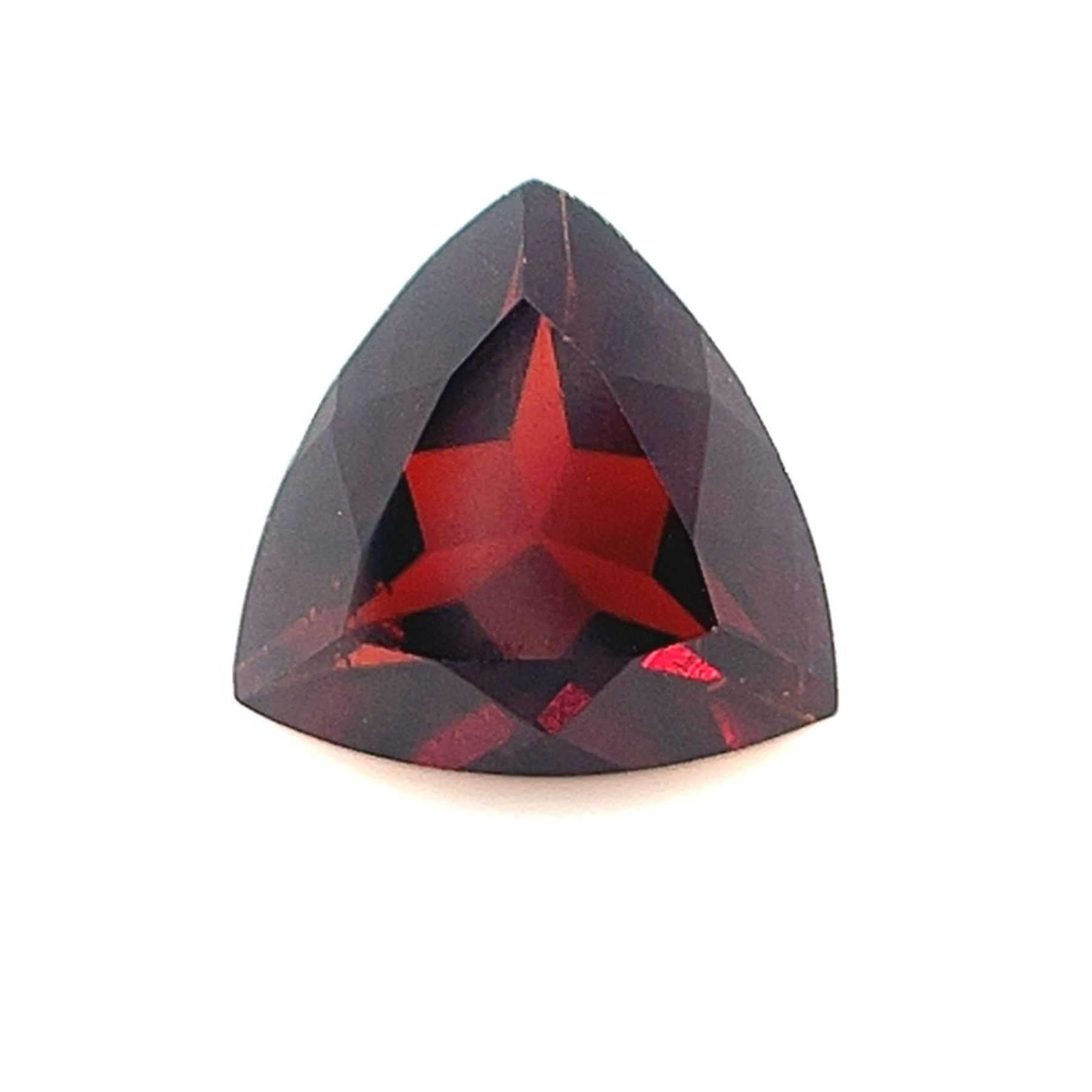 Certified Natural 1.75 Carat Red Garnet Trilliant Shape Brilliant Cut 8 ...