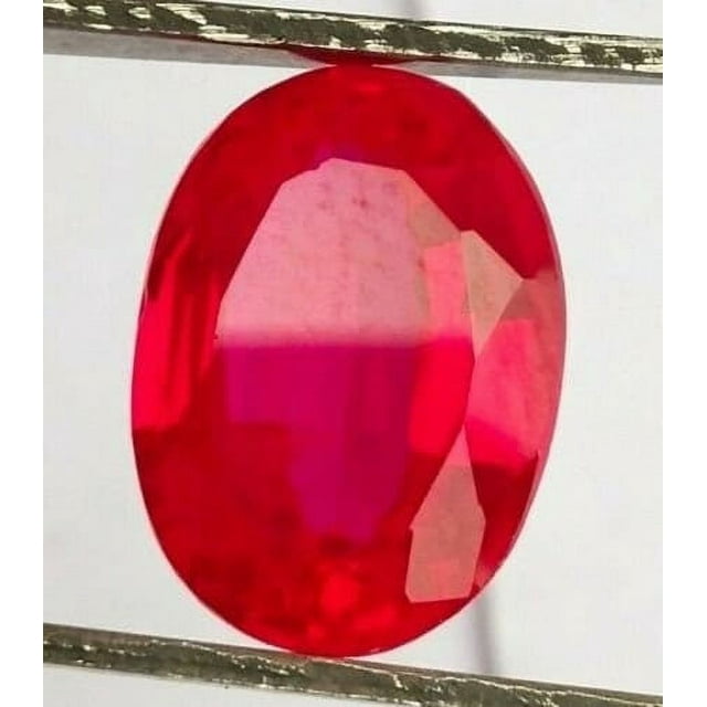 Certified Natural 8.60 Carat Red Ruby Gemstone,Oval Shape Ruby,Lab Certified Ruby Gemstone,Ruby ...