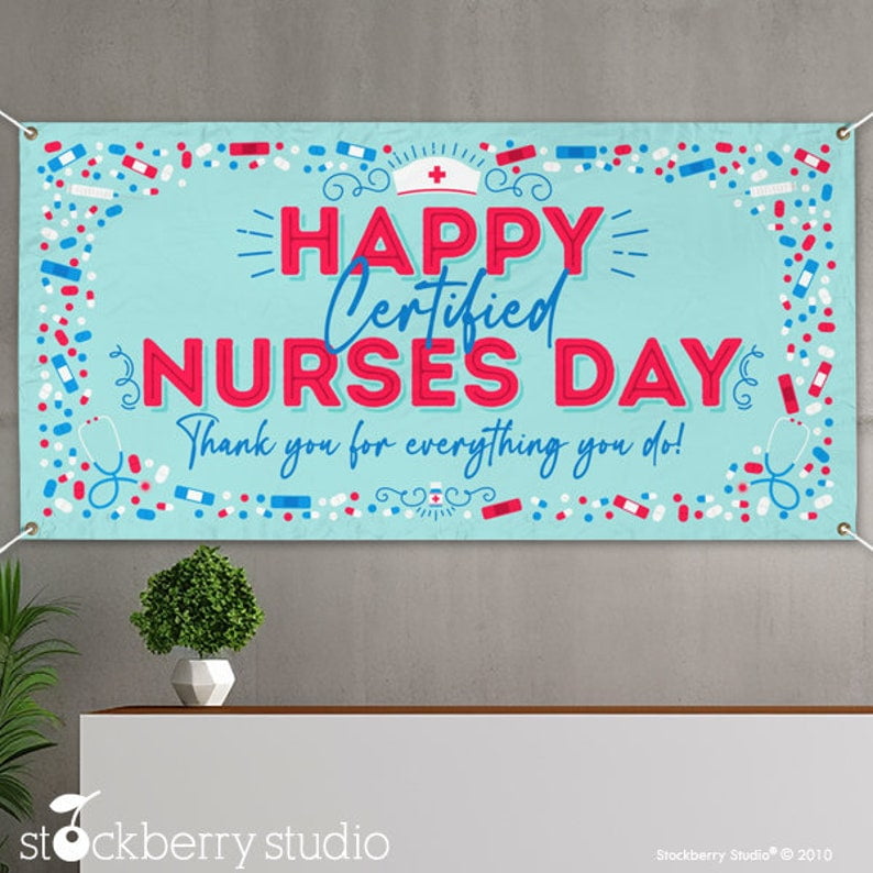 Certified Nurses Day Decor Nurse Appreciation Week Banner - Walmart.com