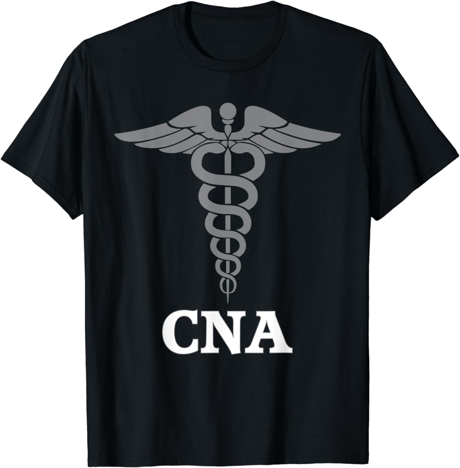 Certified Nursing Assistant CNA Caduceus Medical Nurse Gifts T-Shirt ...