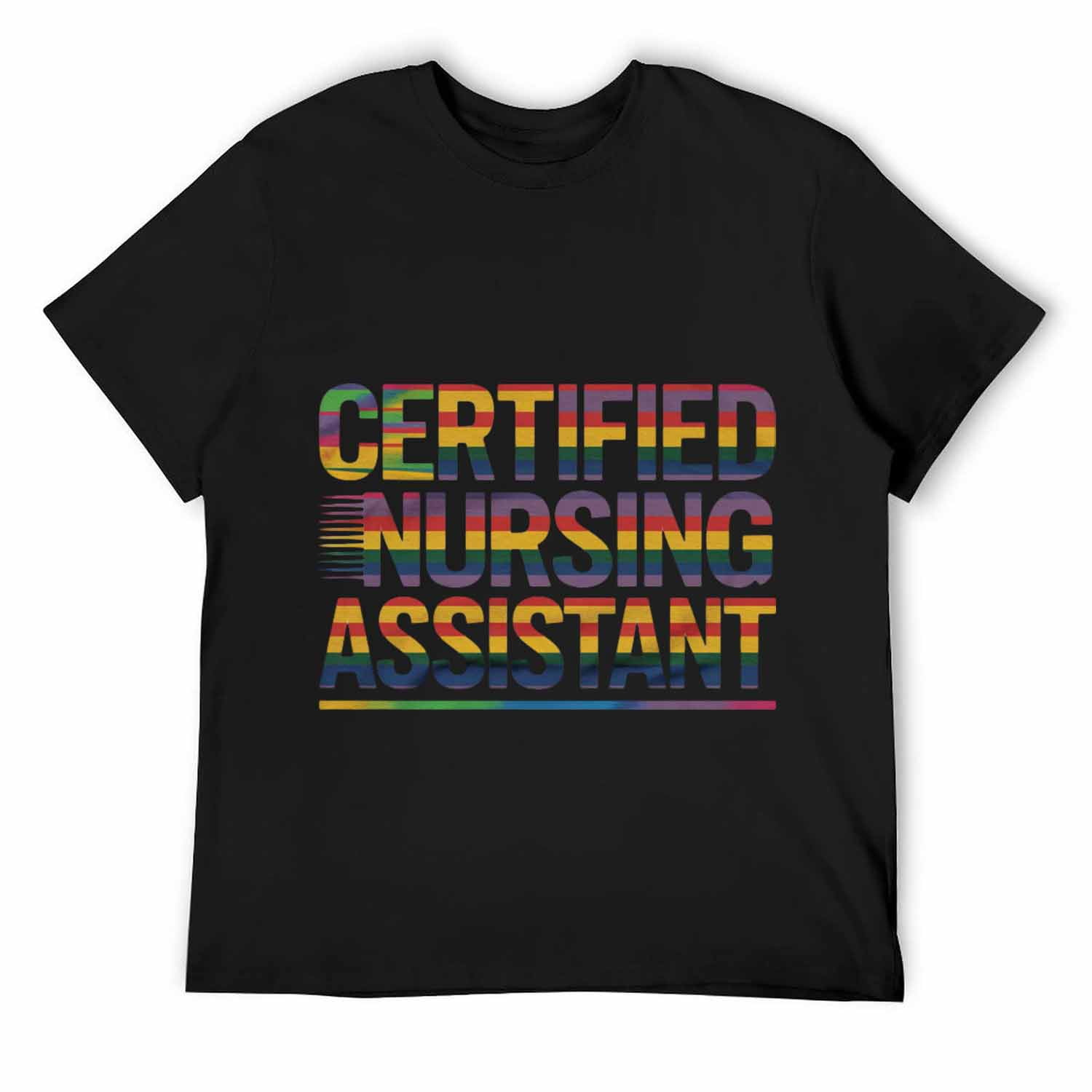Certified Nursing Assistant Womens Boho Rainbow Mama Heart Cute Mothers ...