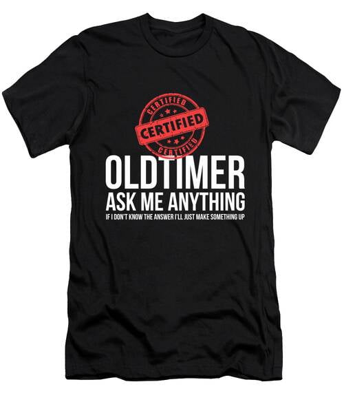 Certified Old Timer Funny Alcoholics Anonymous Aa T-Shirt - Walmart.com