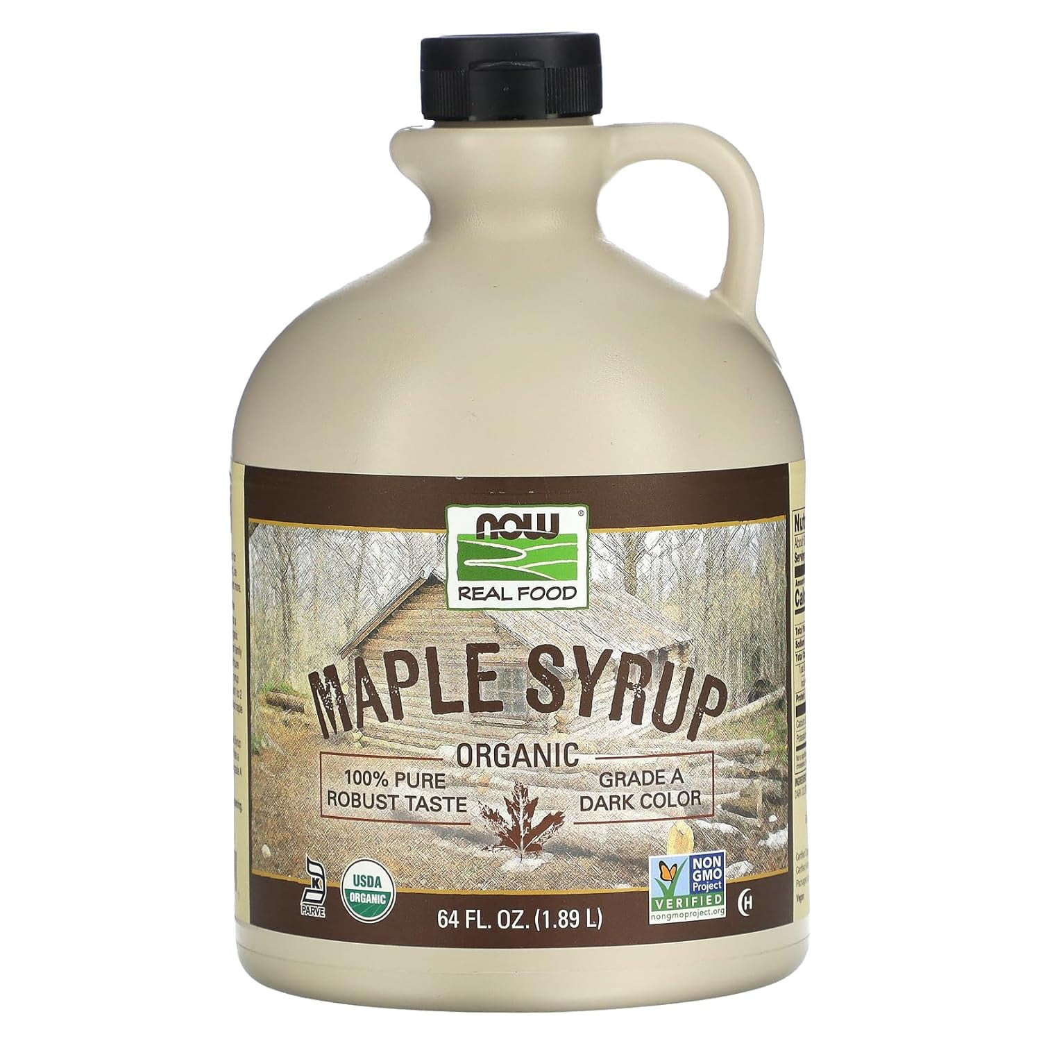 , Certified Organic Maple Syrup, Grade A Dark Color, Certified Non-GMO ...