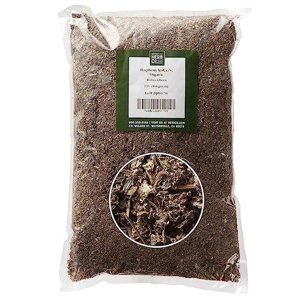 Certified Organic Raspberry Leaf Cut and Sifted 1 LB Bag â€“100% ...