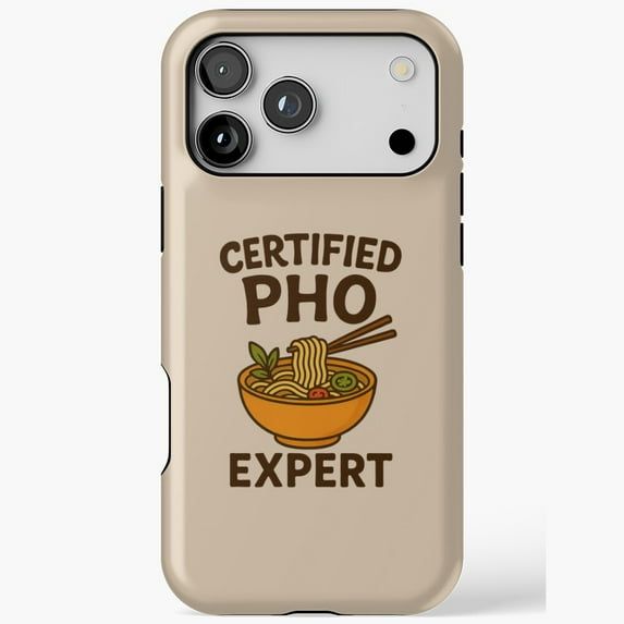 Certified Pho Expert Funny Vietnamese Food Art Phone Case Compatible ...