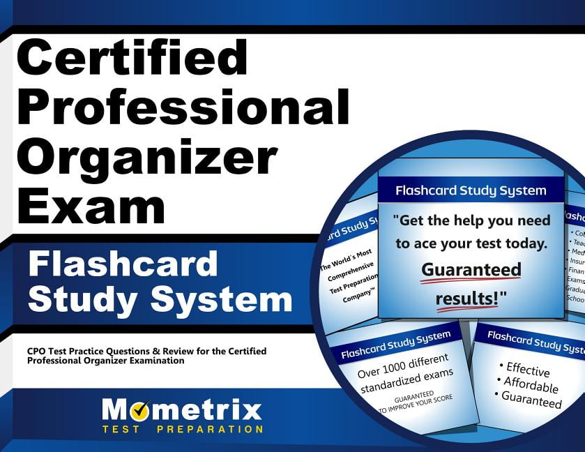 Certified Professional Organizer Exam Flashcard Study System : CPO Test ...