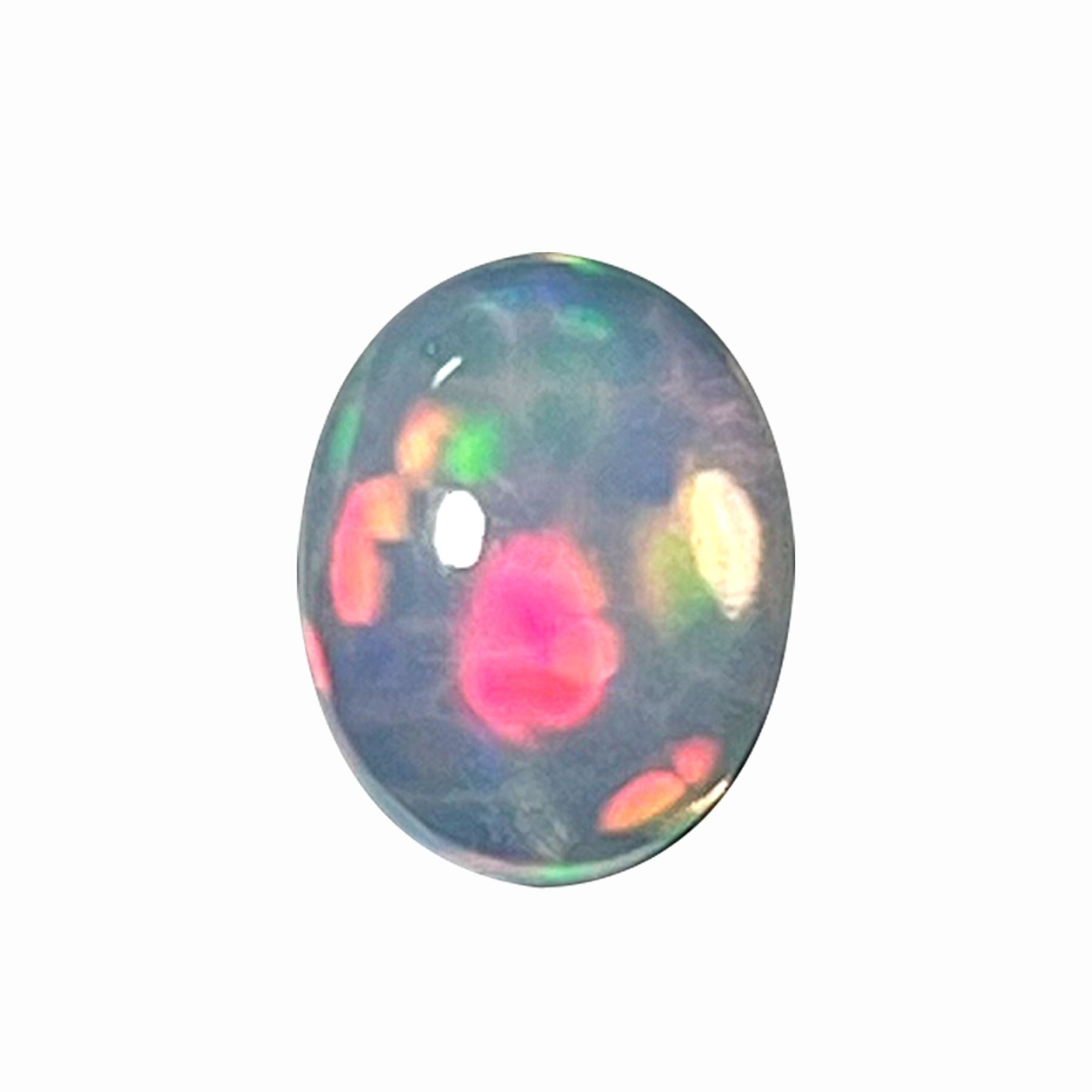 Certified Real 1.25 Carat Crystal Opal Oval Shape Cabochon 9x7 mm Loose ...