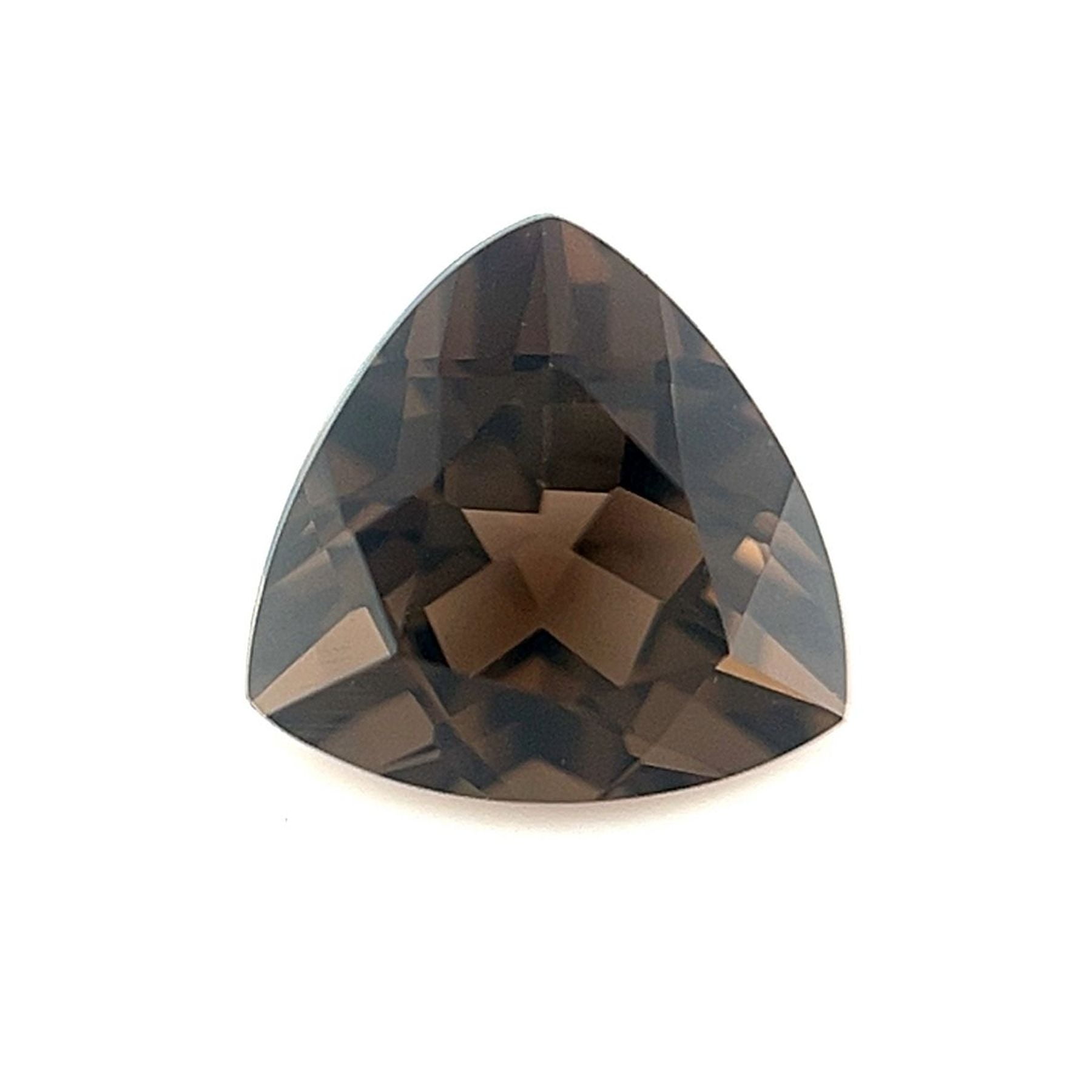 Certified Real 1 Carat Smoky Quartz Trilliant Shape Brilliant Cut 7 mm ...