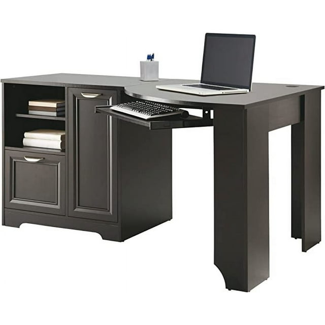 Pre-Owned Realspace Magellan 60"W Corner Desk 411545 - Espresso (Like New) - Walmart.com
