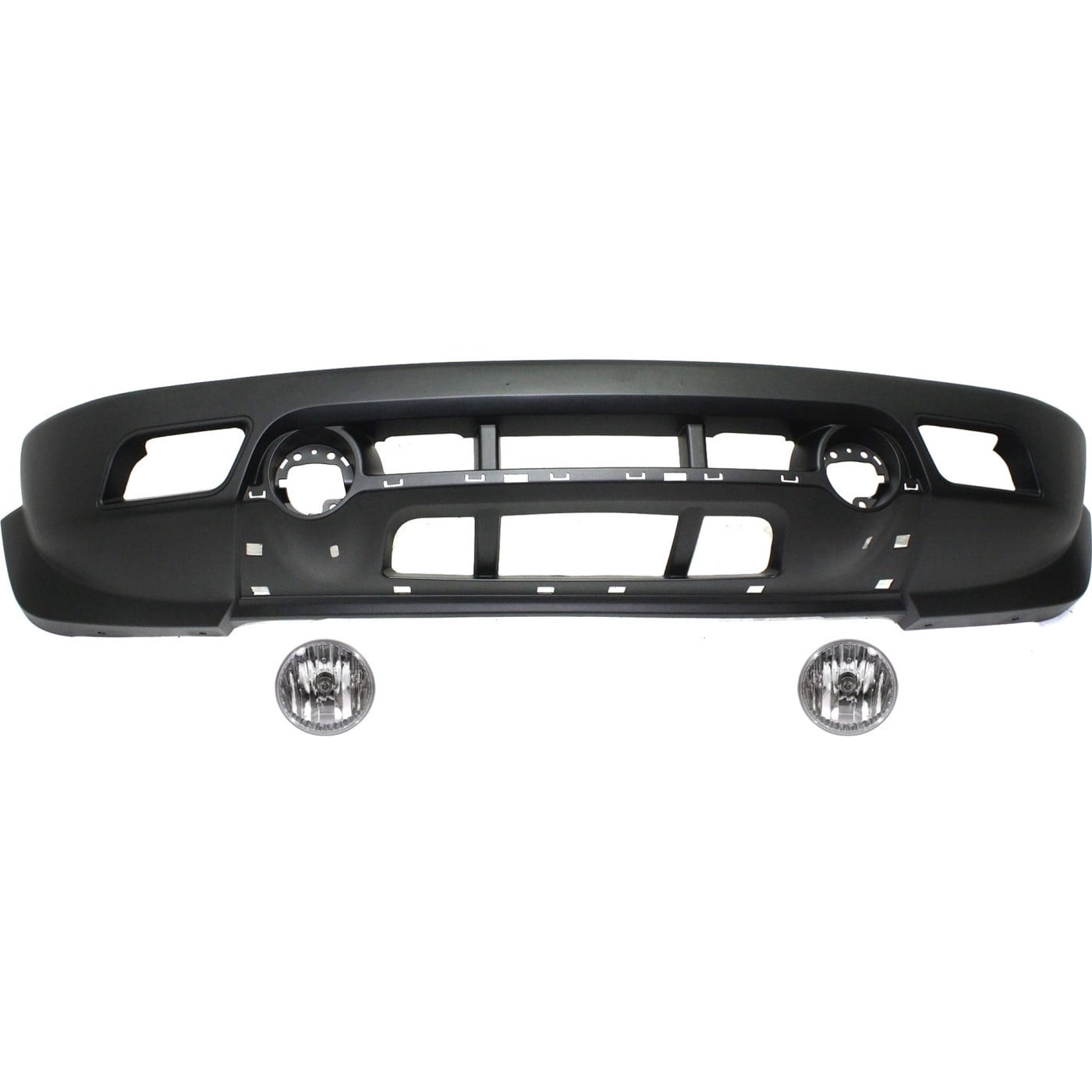 Certified Replacement Bumper Cover Fascias Set (Front) for Jeep for ...