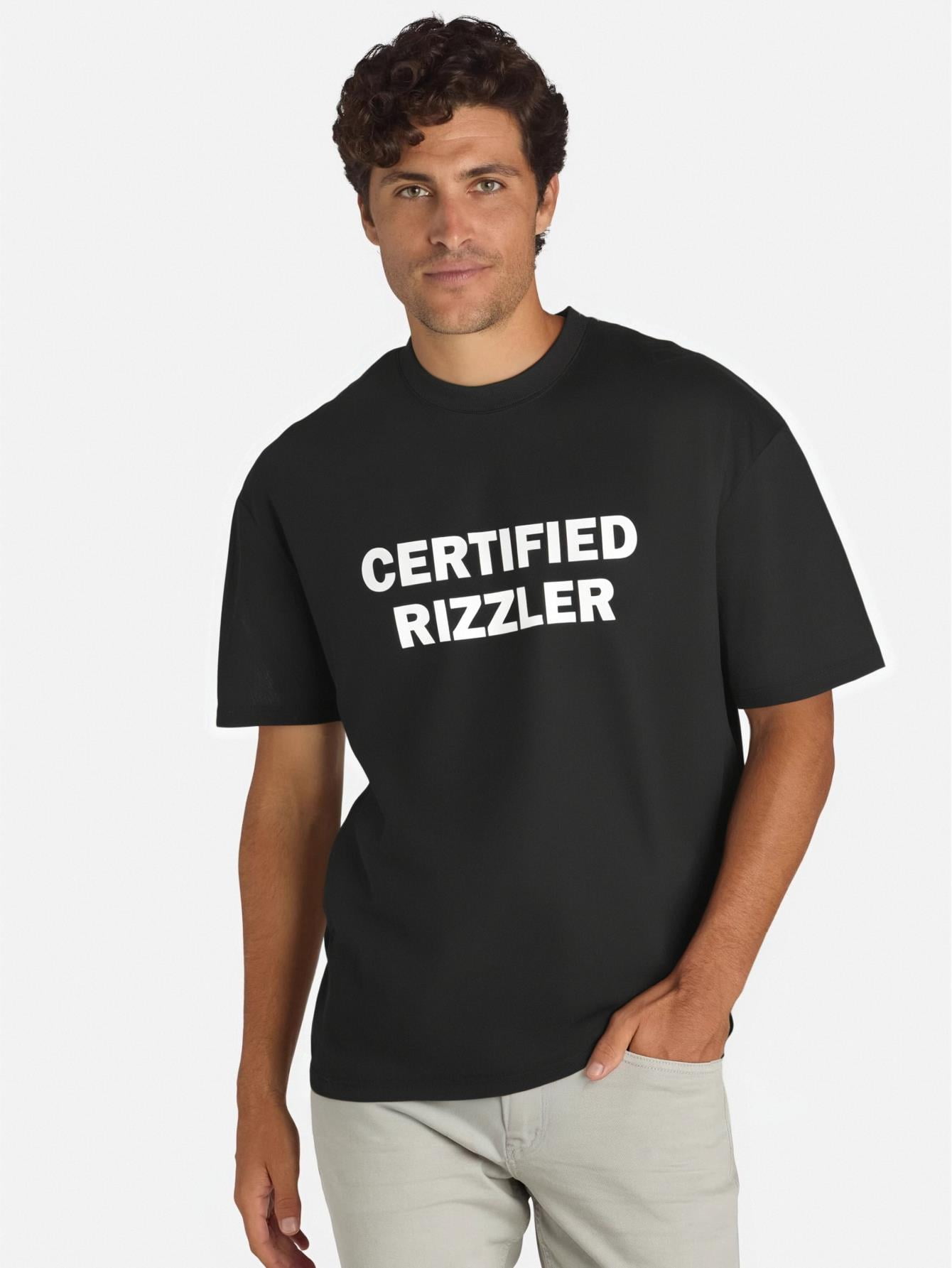 Certified Rizzler T-Shirt Funny Gen Z Rizz Oddly Specific Dank Meme ...