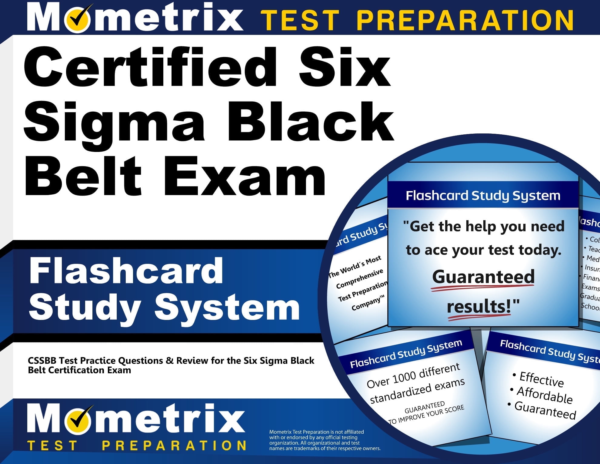 Certified Six SIGMA Black Belt Exam Flashcard Study System : Cssbb Test ...