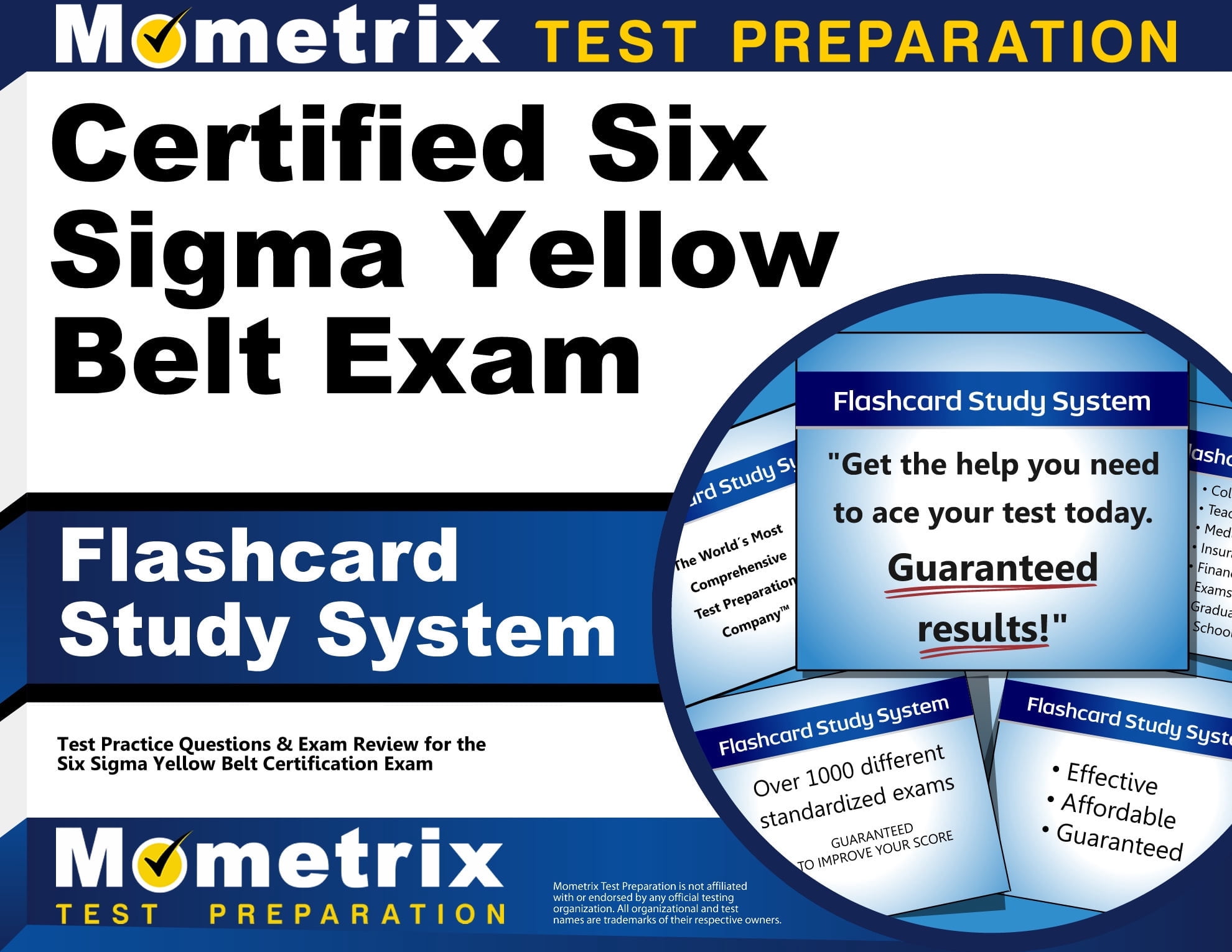 Certified Six Sigma Yellow Belt Exam Flashcard Study System: CSSGB Test ...