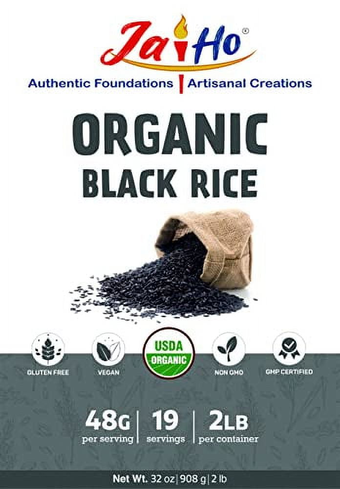 Certified USDA Organic Black Rice Powder - 2 LB - Gluten Free, Vegan ...