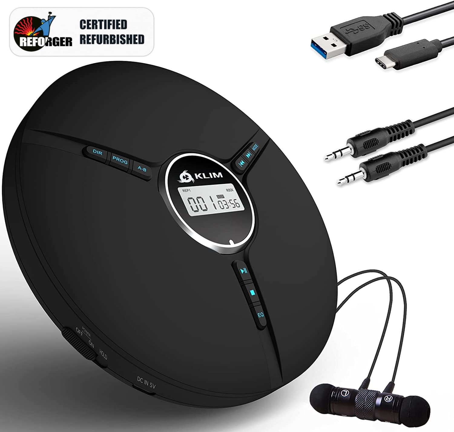 KLIM Discover Portable CD Player Walkman With Long-Lasting, 47% OFF