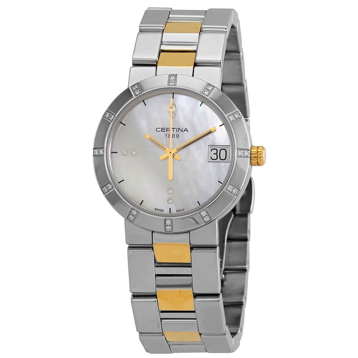 Certina DS Stella Two-Tone Stainless Steel Ladies Watch C0092102211600 ...
