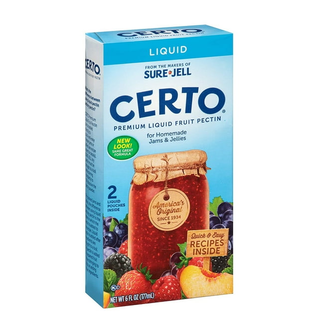 Certo Pectin Fruit Liquid Certo, 6 oz - Case of 16 - Walmart.com