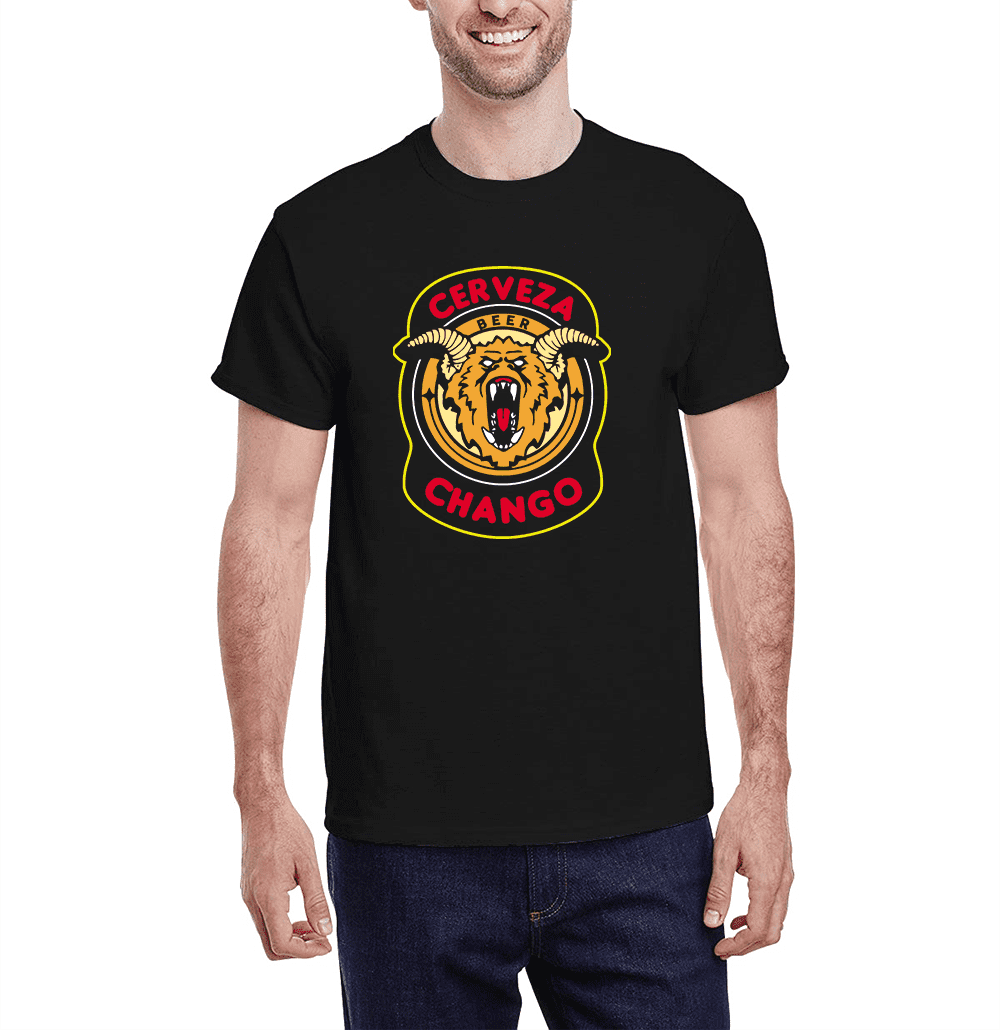 Cerveza Chango Beer Company Funny Humor Dusk Till Dawn Black T-Shirt ...