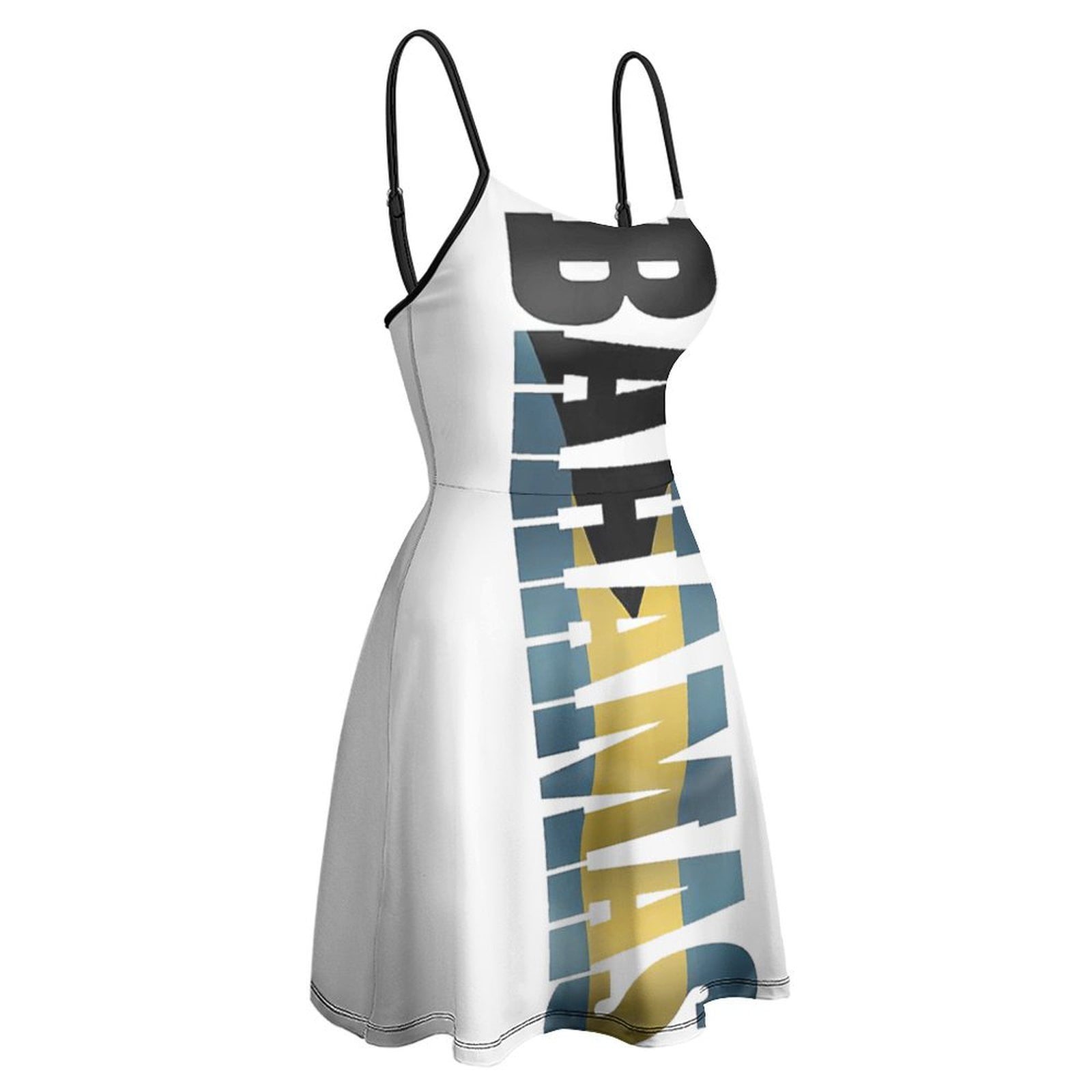Cerveza Makes Me Awesome Women's Sling Dress Funny Graphic Exotic Woman ...
