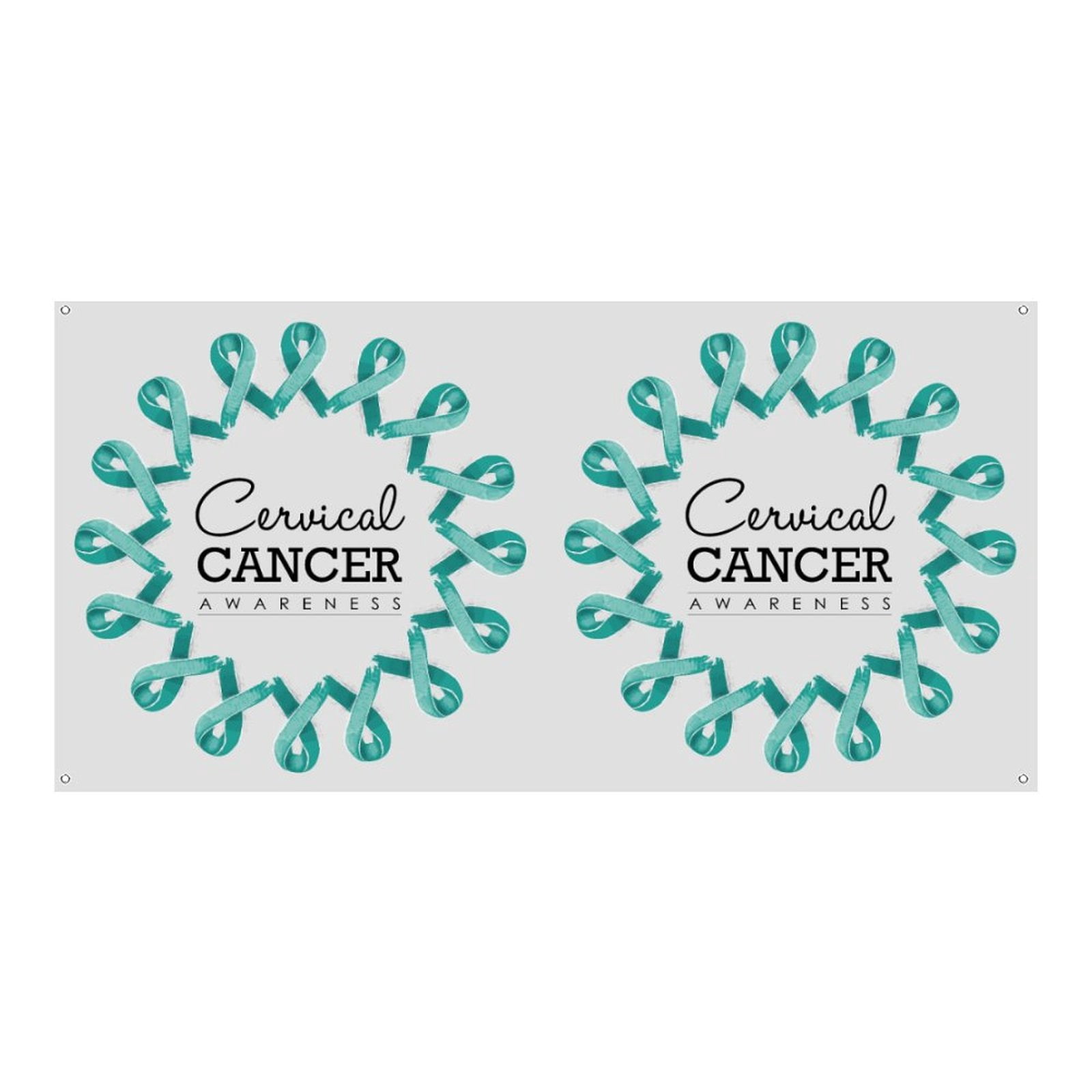 Cervical Cancer Awareness Month Banners Flag Hanging Backdrop Sign Wall ...