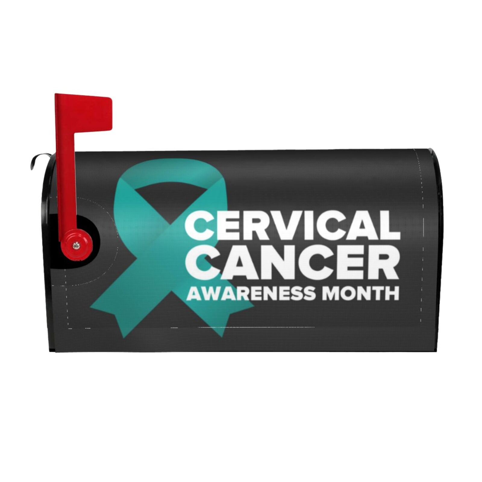 Cervical Cancer Awareness Month Magnetic Mailbox Cover Post Box For ...