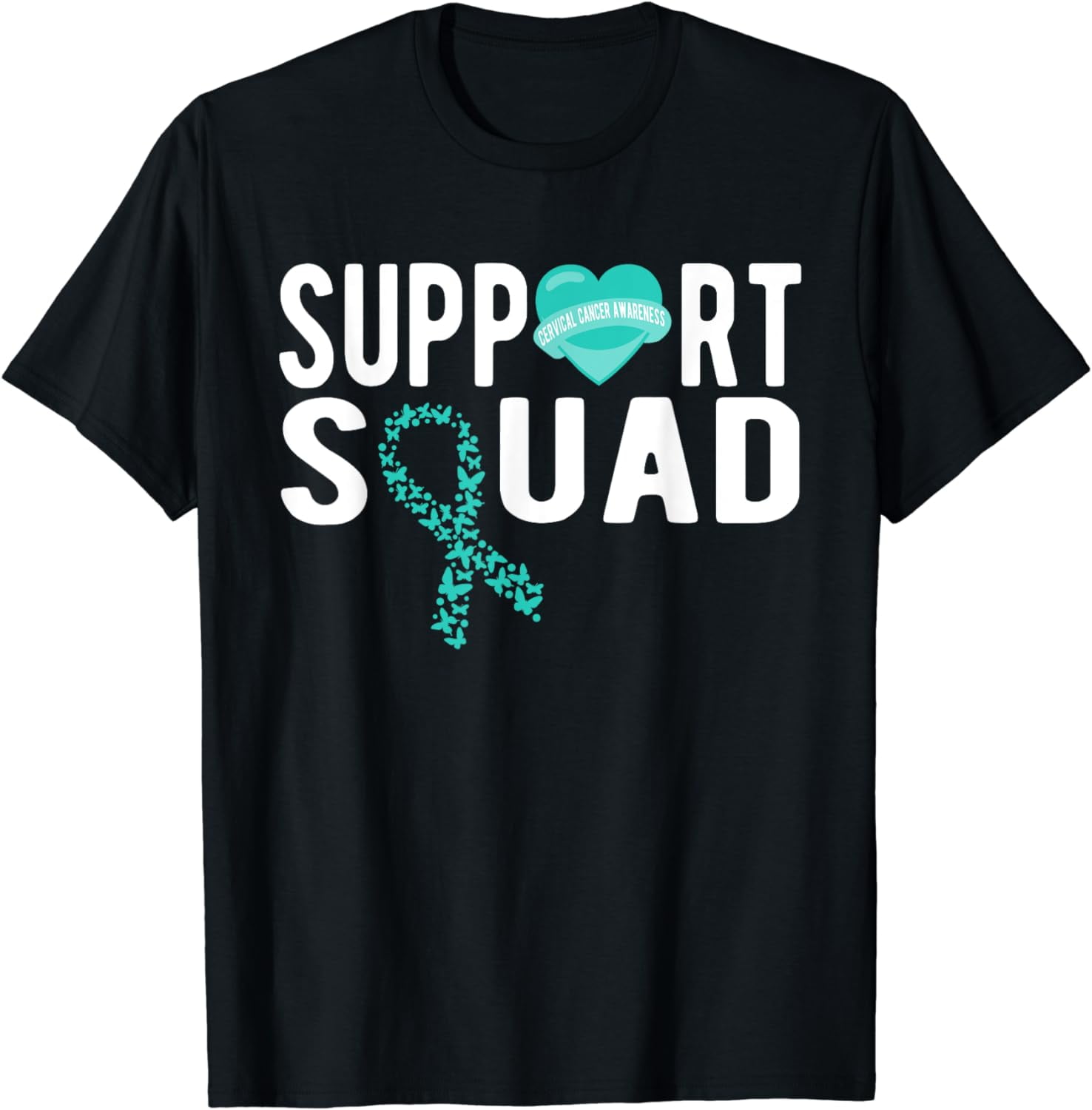 Cervical Cancer Support Squad T-Shirt - Walmart.com