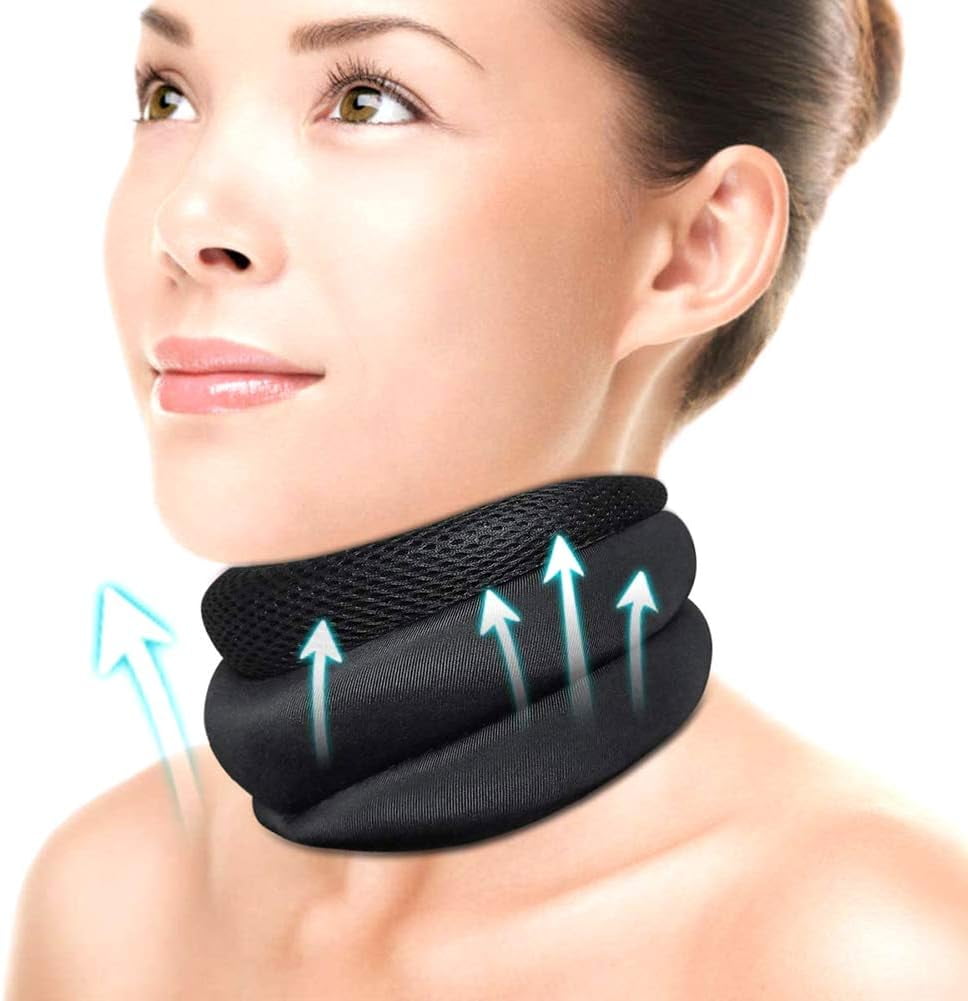 Cervical Collar Soft Neck Brace Support for Sleeping-Relieves Pain and ...