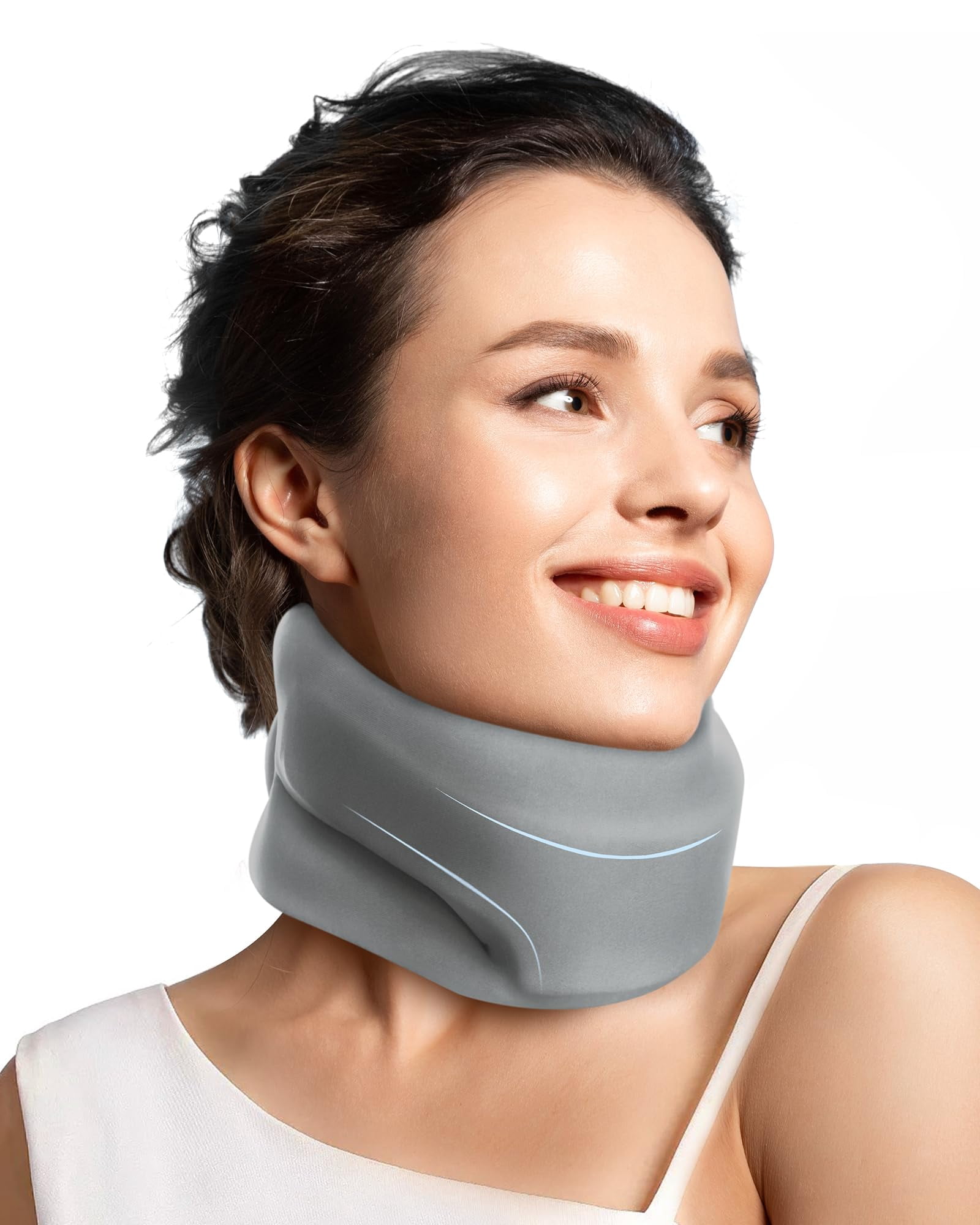 Cervical Collar for Neck Pain Relief, Lightweight Foam Brace Supports ...