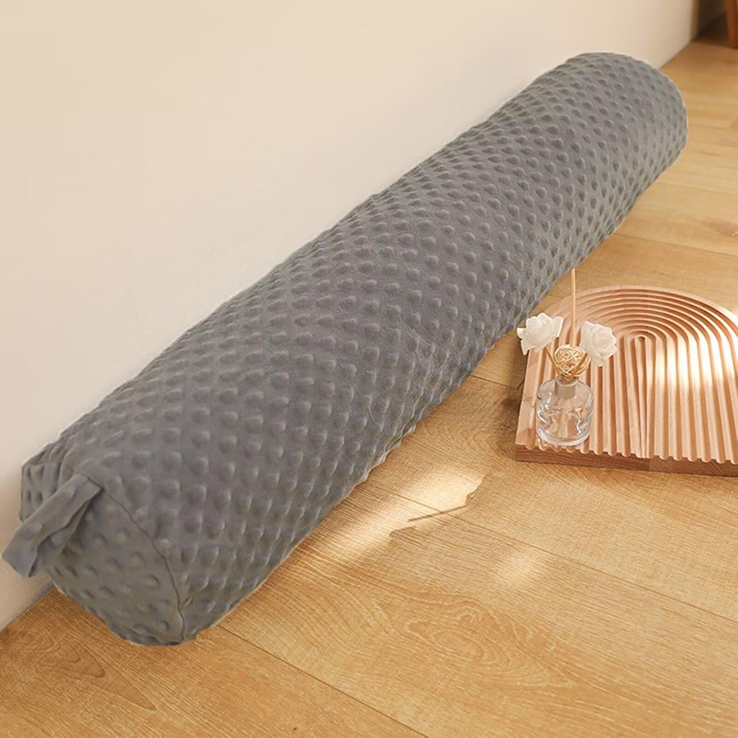 Cervical Neck Roll Pillow Plush Cute Cylinder Round Pillow for Sleeping ...