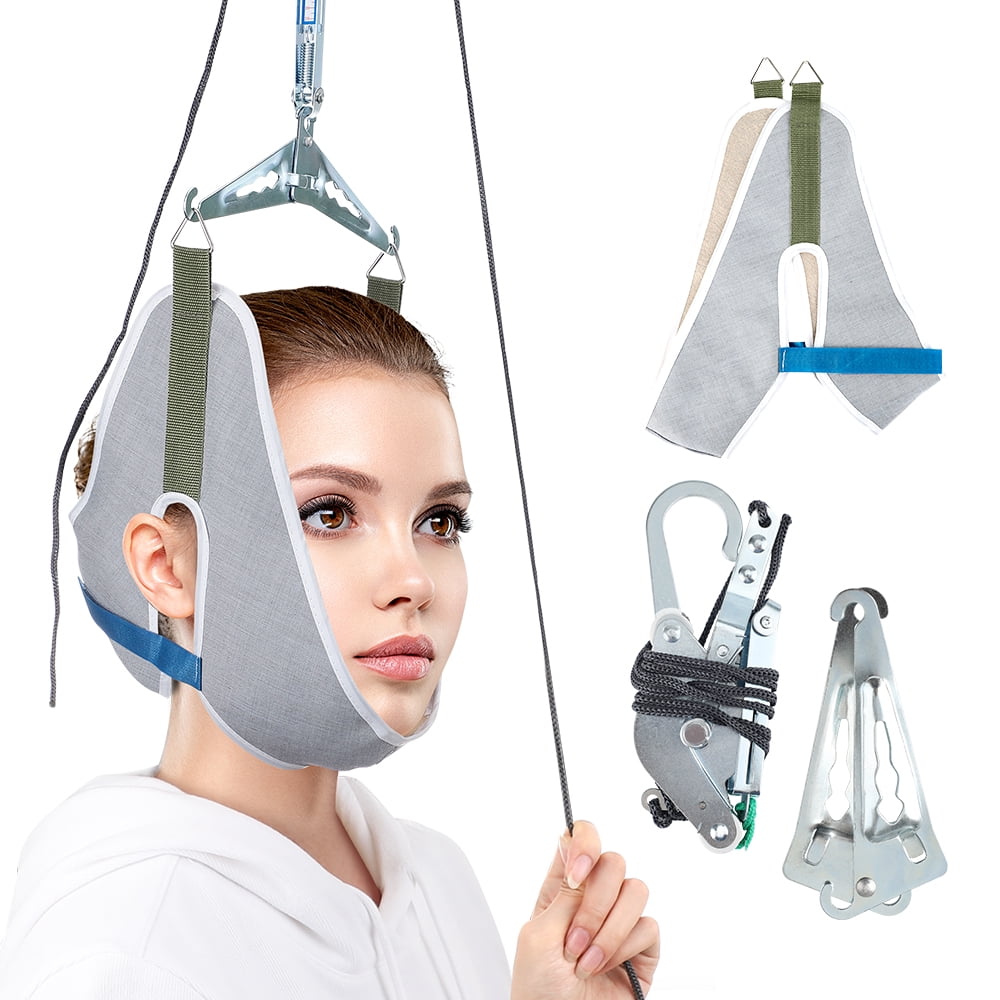 Cervical Neck Traction Device - Adjustable Door Hanging Neck Support ...