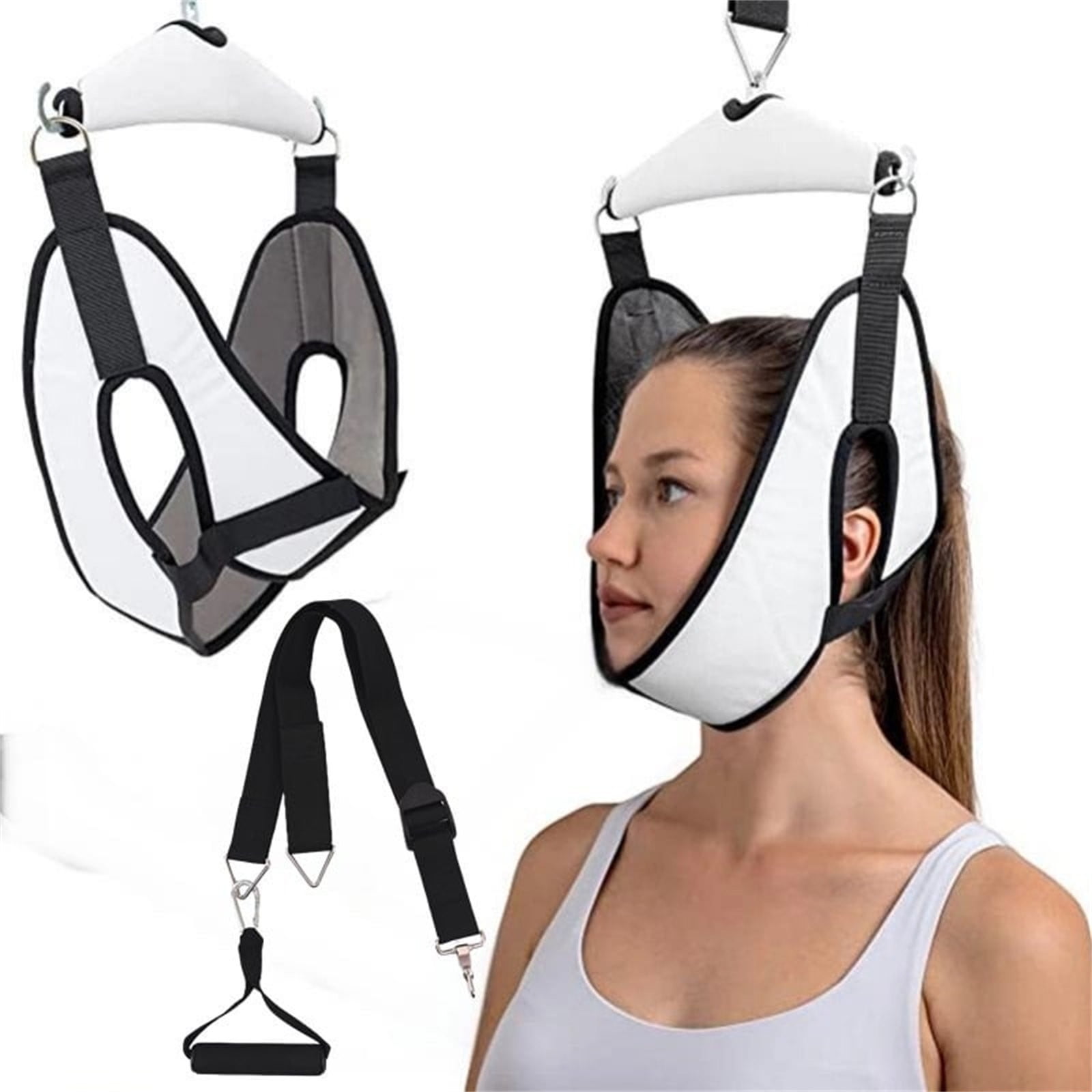 Cervical Neck Traction Device Over Door for Home Use, Portable Neck ...