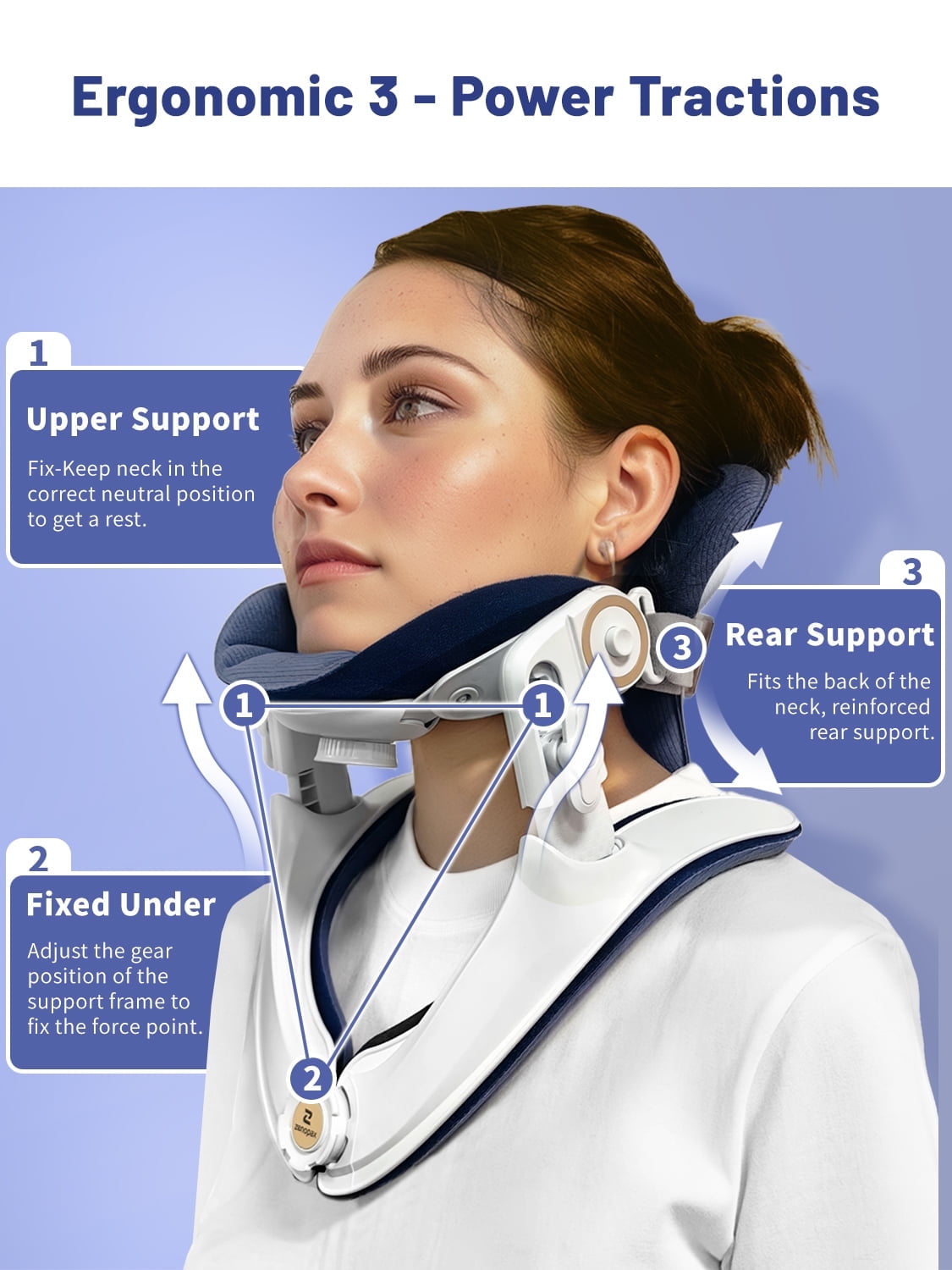 makemate Neck Stretcher for Neck Support, Physical Therapy Traction ...