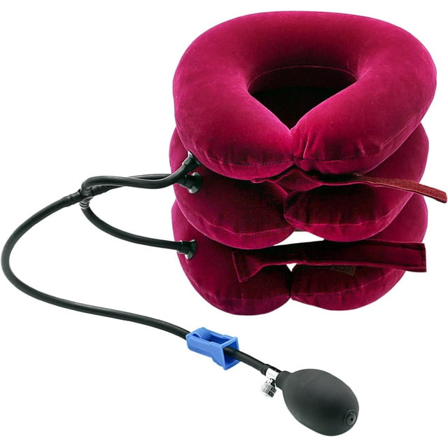 Cervical Traction Device for Neck Pain Relief, Adjustable Inflatable ...