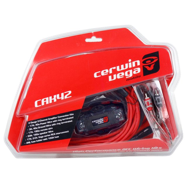 4 Gauge 2 Channel Amplifier Kit - CAK42 - Walmart Business Supplies