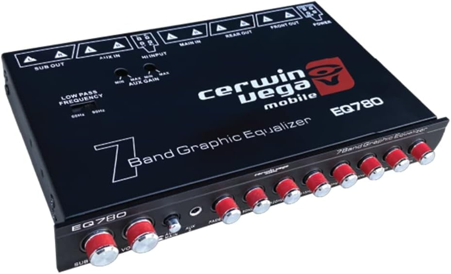 Cerwin Vega 7-Band Parametric EQ with AUX Input - High Power Car Audio ...