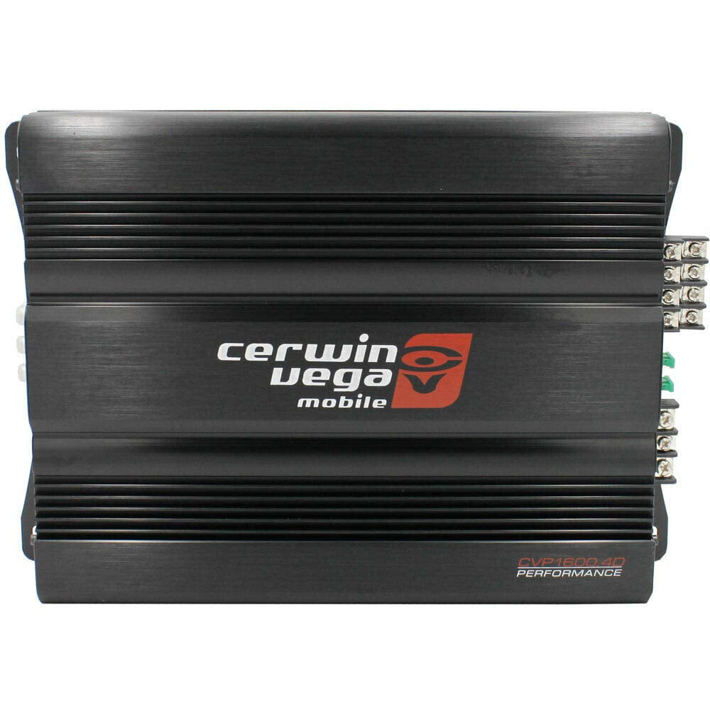 Cerwin Vega CVP1600.4 1600W Max (800W RMS) 4-Channel Car Amplifier ...