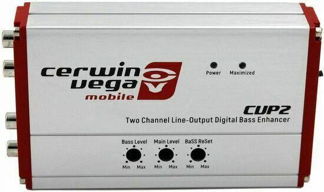 Cerwin Vega CVP2 2-Channel Line Out Converter with xBOOST Technology and Includes Remote Bass ...