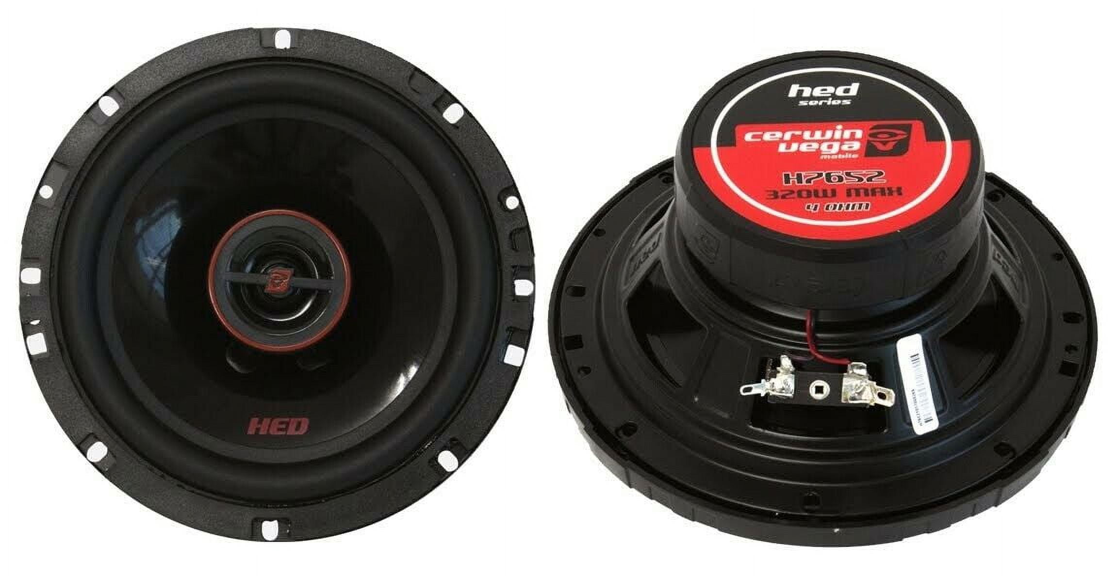 Cerwin Vega H7652 6.5″ 2-Way Coaxial Speaker Set 640W Max / 120W RMS ...