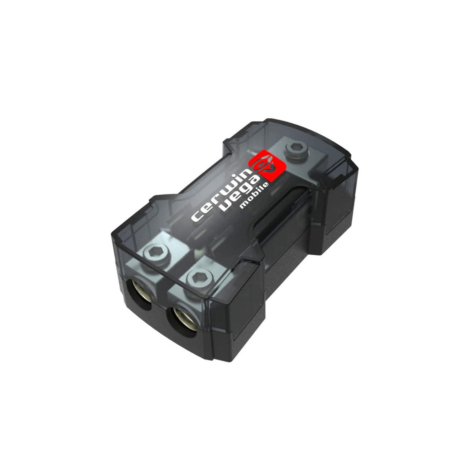 Dual Fuse Mounted AGU Fuse Holder with Cover 1 -1/0 Gauge Input 2- 4/8 ...